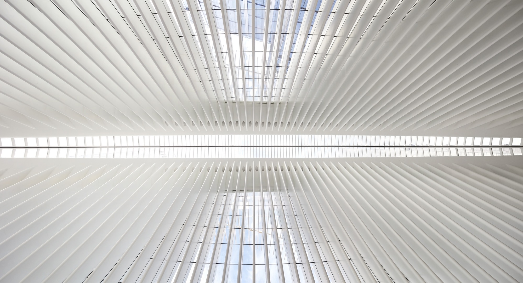 Gallery of Gallery: Calatrava's WTC Transportation Hub Photographed by ...