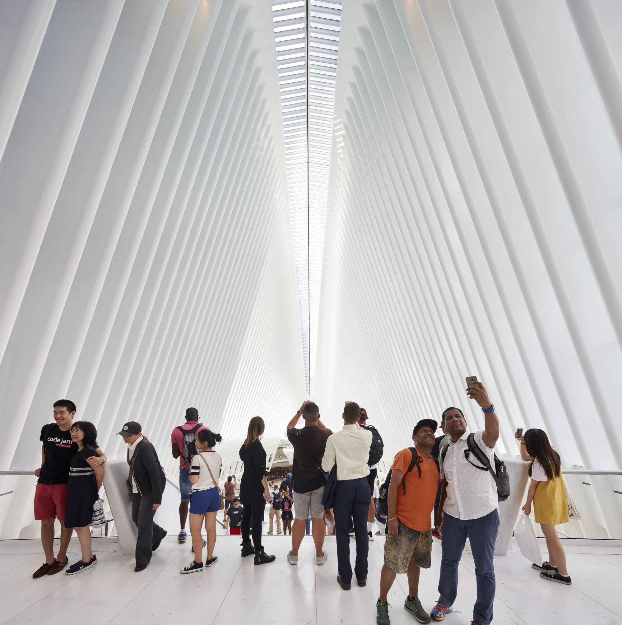 Gallery of Gallery: Calatrava's WTC Transportation Hub Photographed by ...