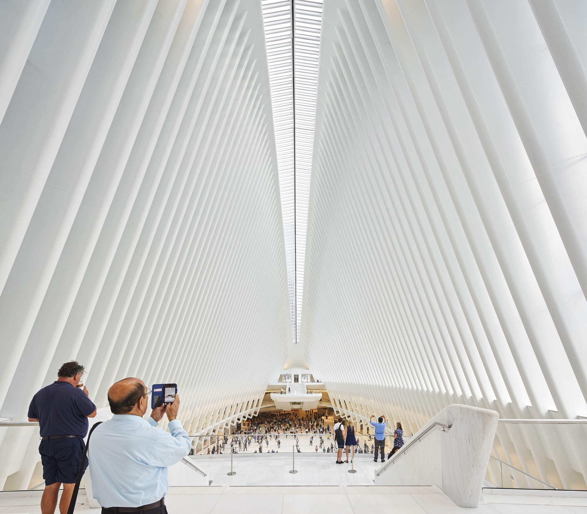Gallery of Gallery: Calatrava's WTC Transportation Hub Photographed by ...