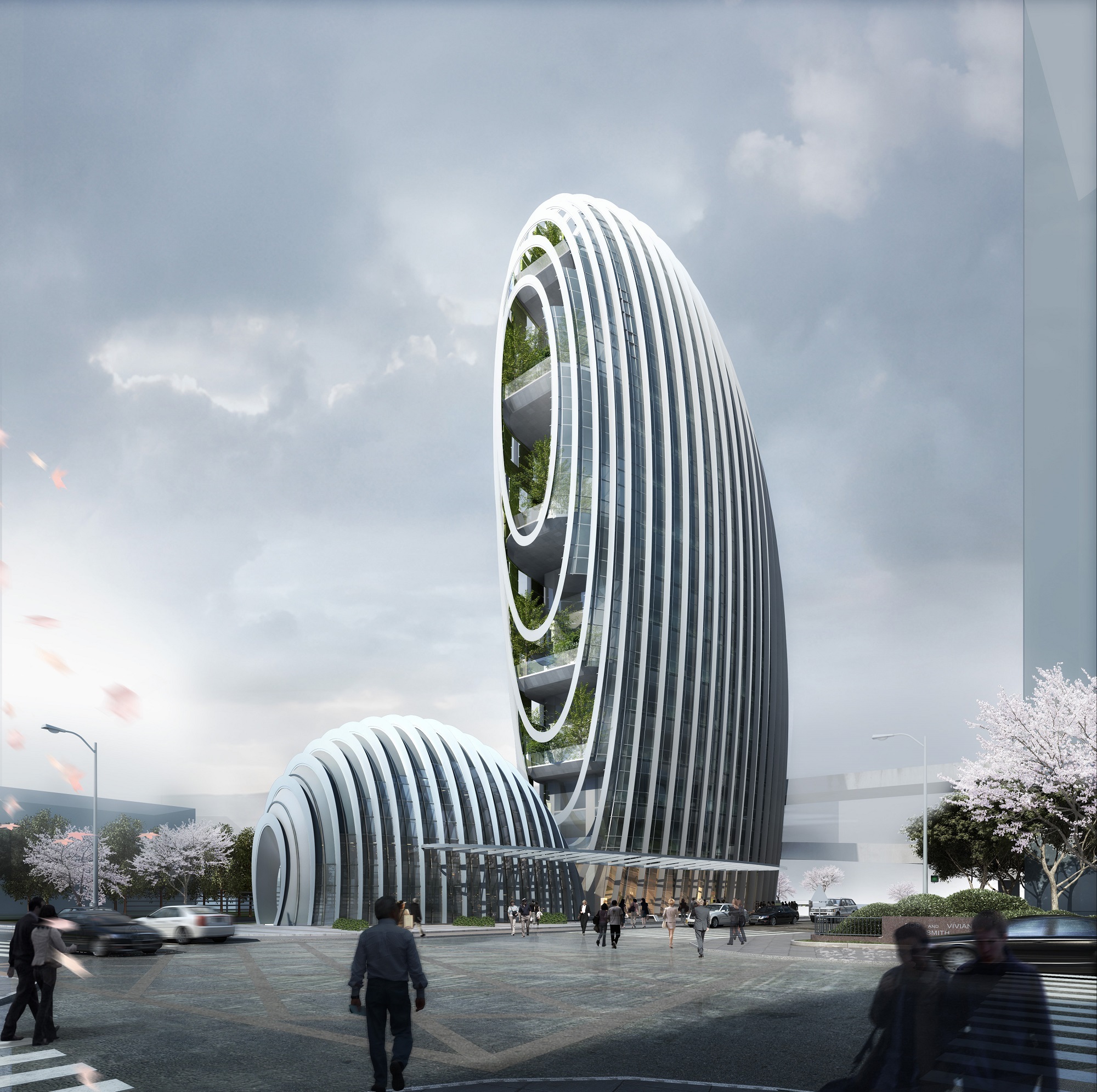 Aedas' Pebble-Inspired Lè Architecture in Taipei Nears Completion ...