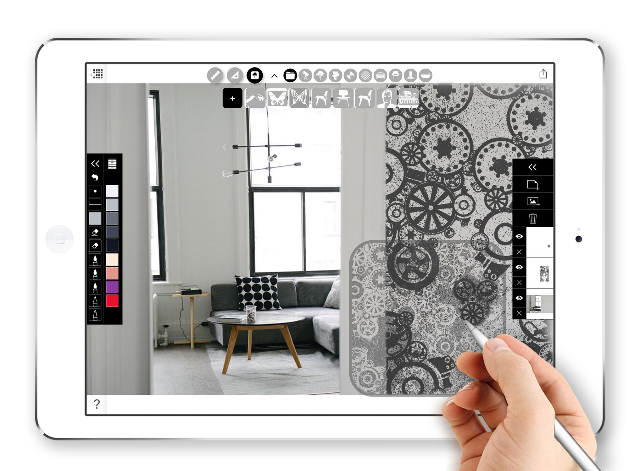 Gallery of The Stencil App That Gives You Custom Stencil Tools for ...