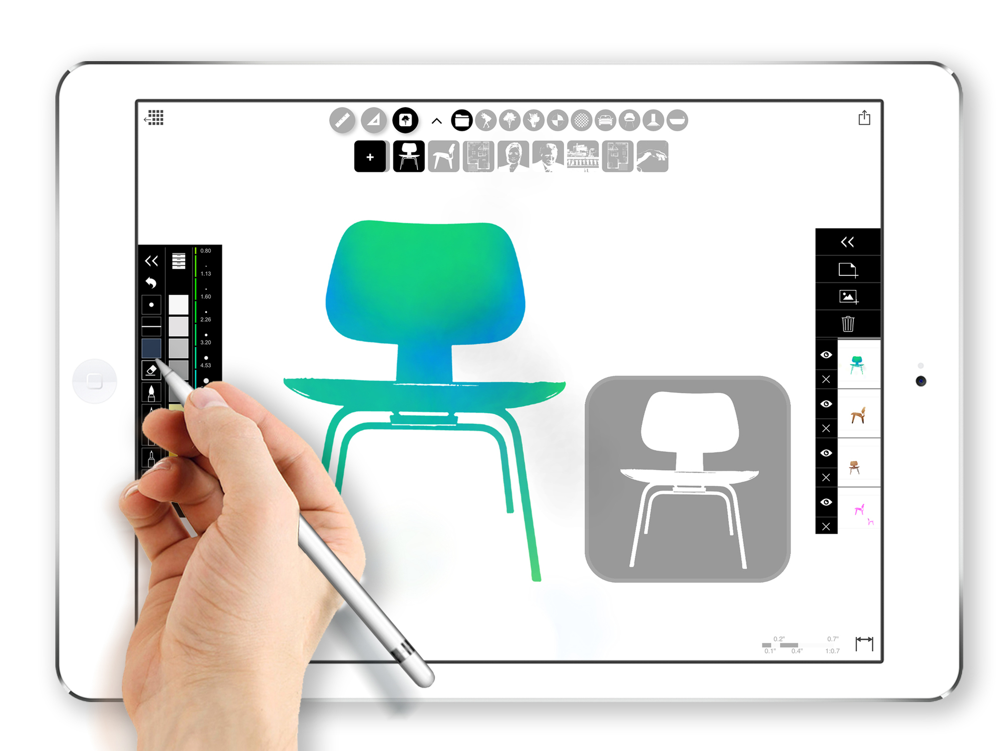 Gallery of The Stencil App That Gives You Custom Stencil Tools for ...