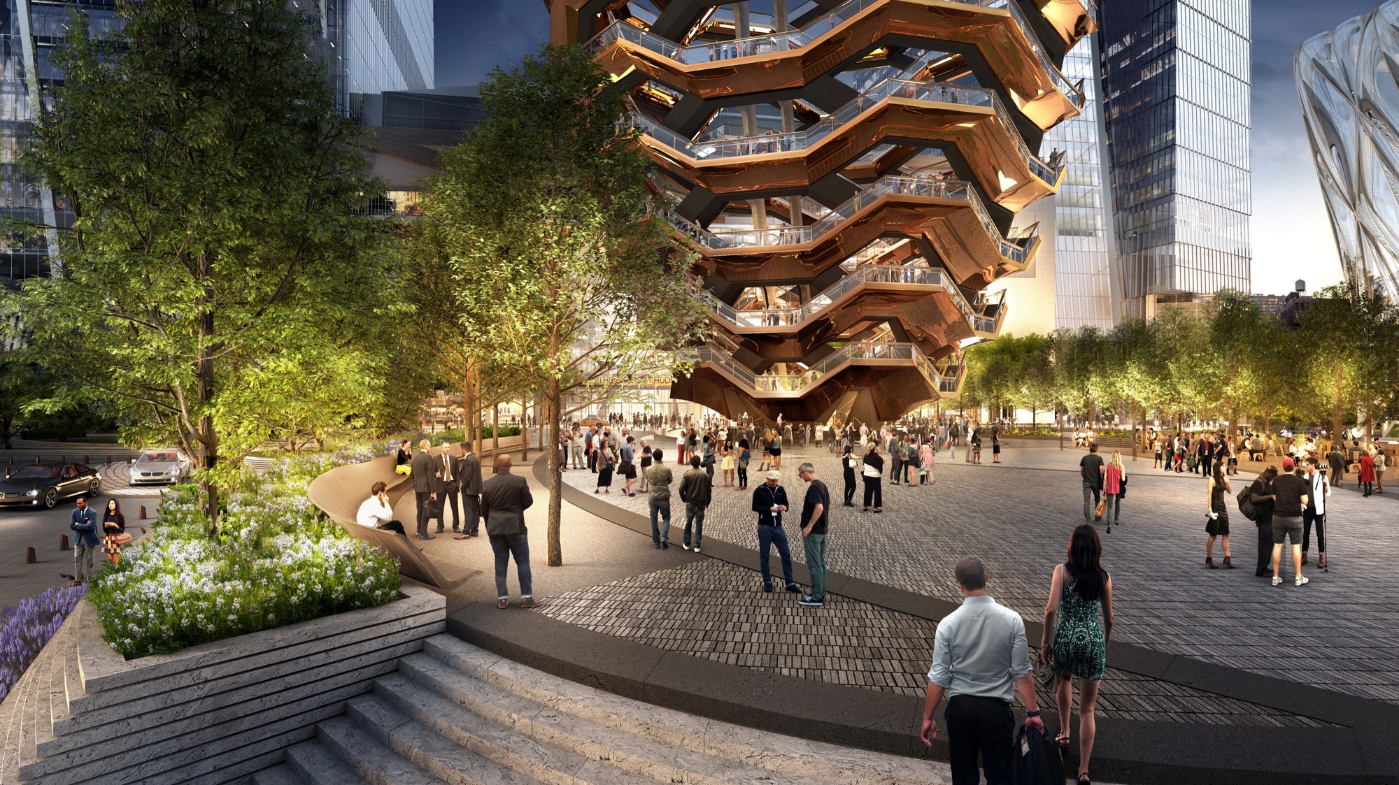 Gallery of Heatherwick Studio's "Vessel" Will Take the Form of an ...