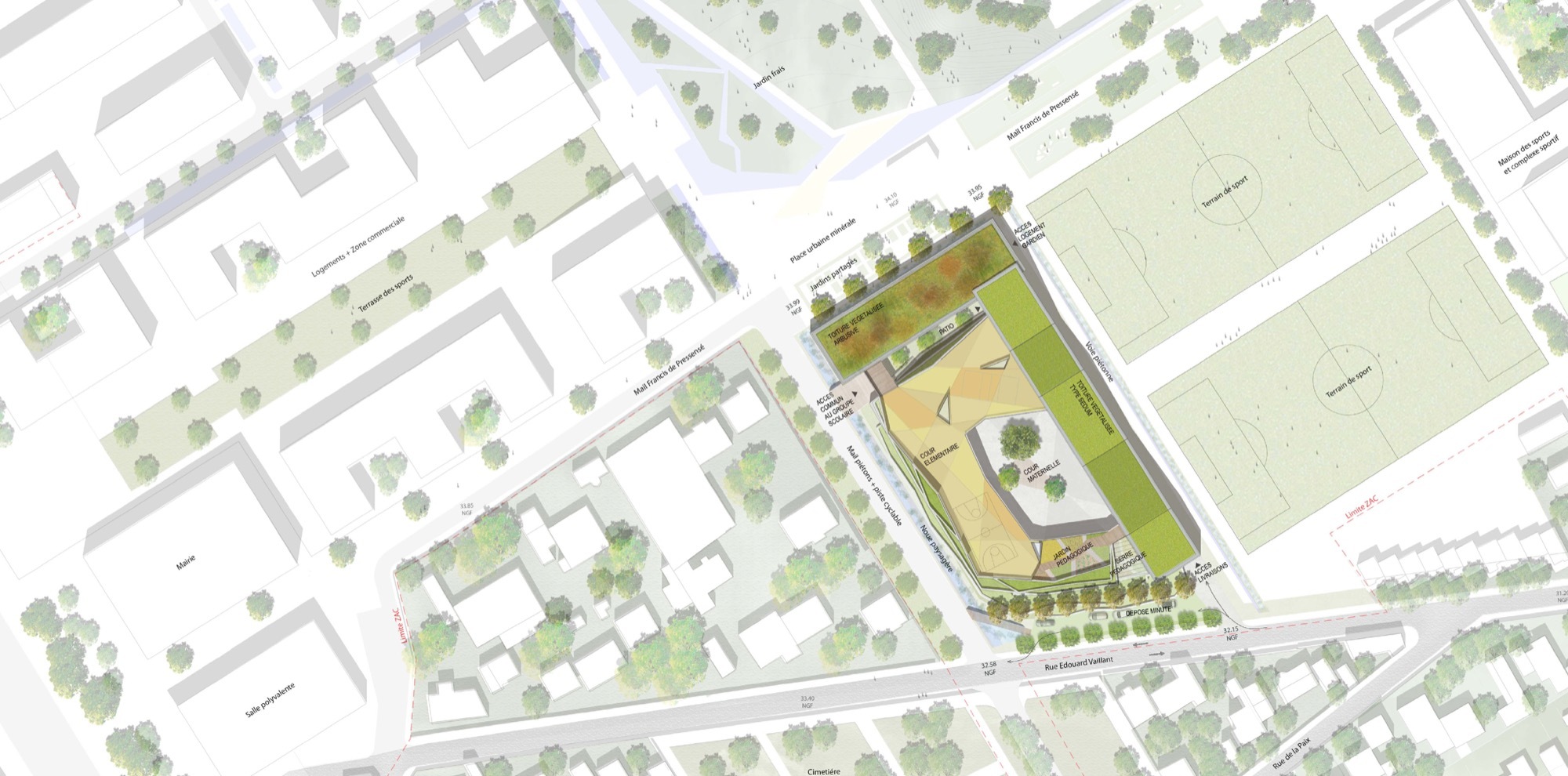 Gallery of Bezons Angela Davis School / archi5 + Tecnova Architecture - 13