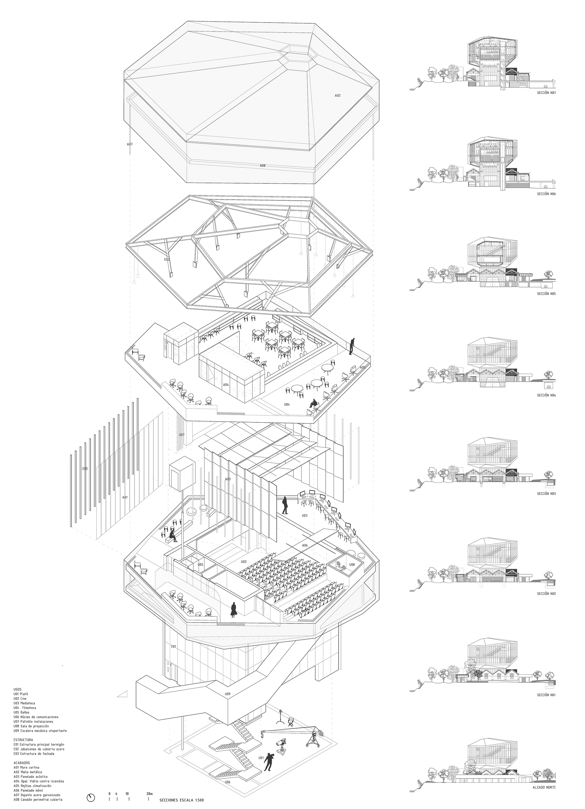 Galería de PFC: reconversión de antigua fábrica de textiles en nuevo ...