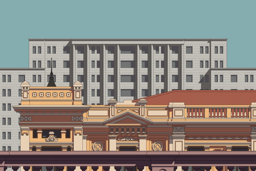 Galería de Ilustraciones realizadas en AutoCAD: 'Fachada Frontal' - 5