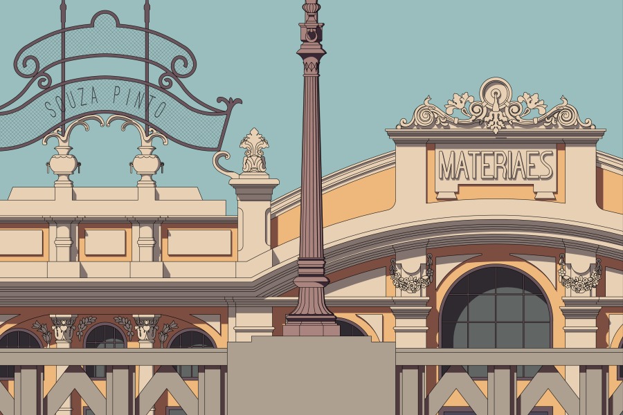 Galería de Ilustraciones realizadas en AutoCAD: 'Fachada Frontal' - 2