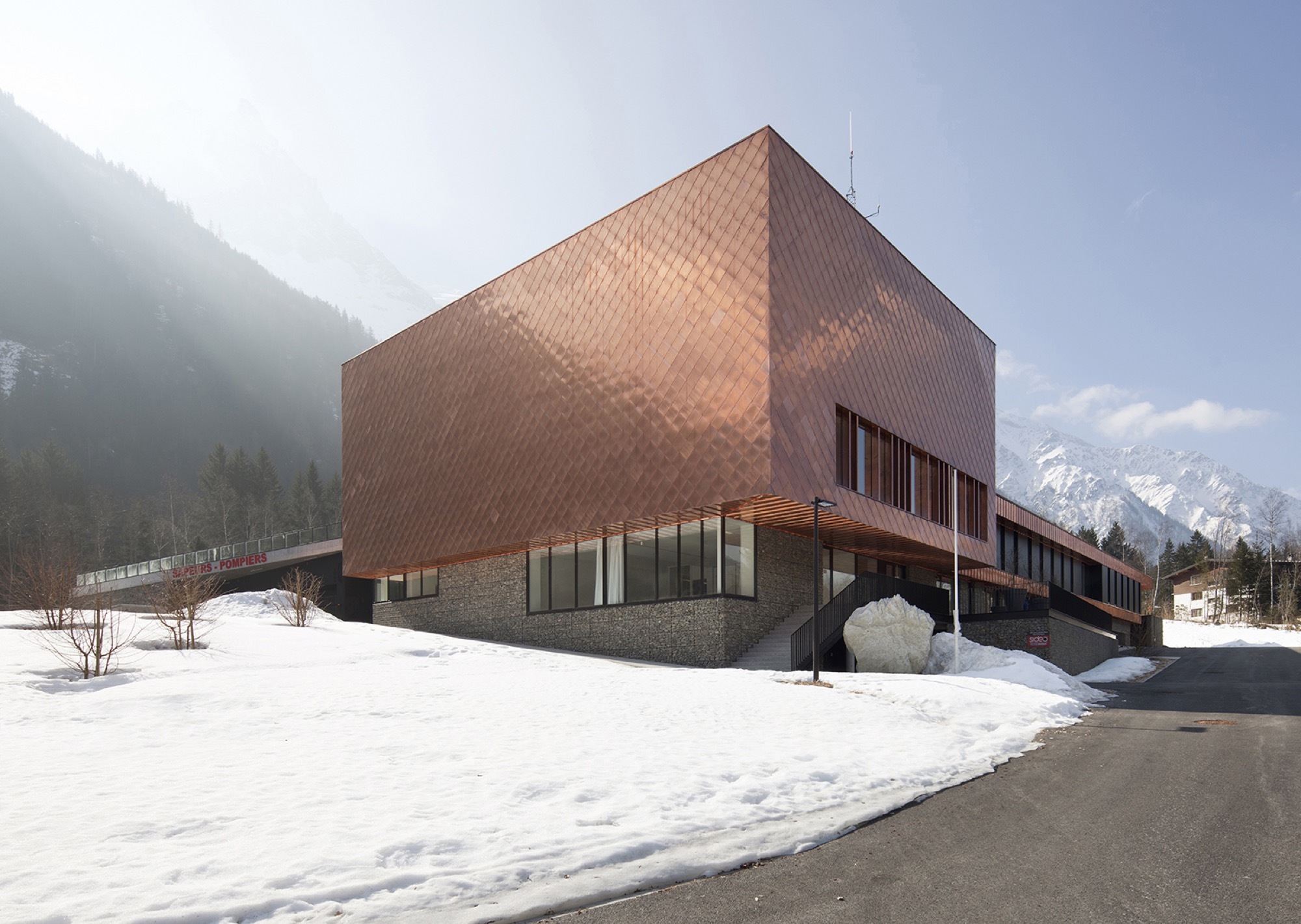 Gallery of Fire Station in Chamonix-Mont Blanc Valley / Studio Gardoni ...
