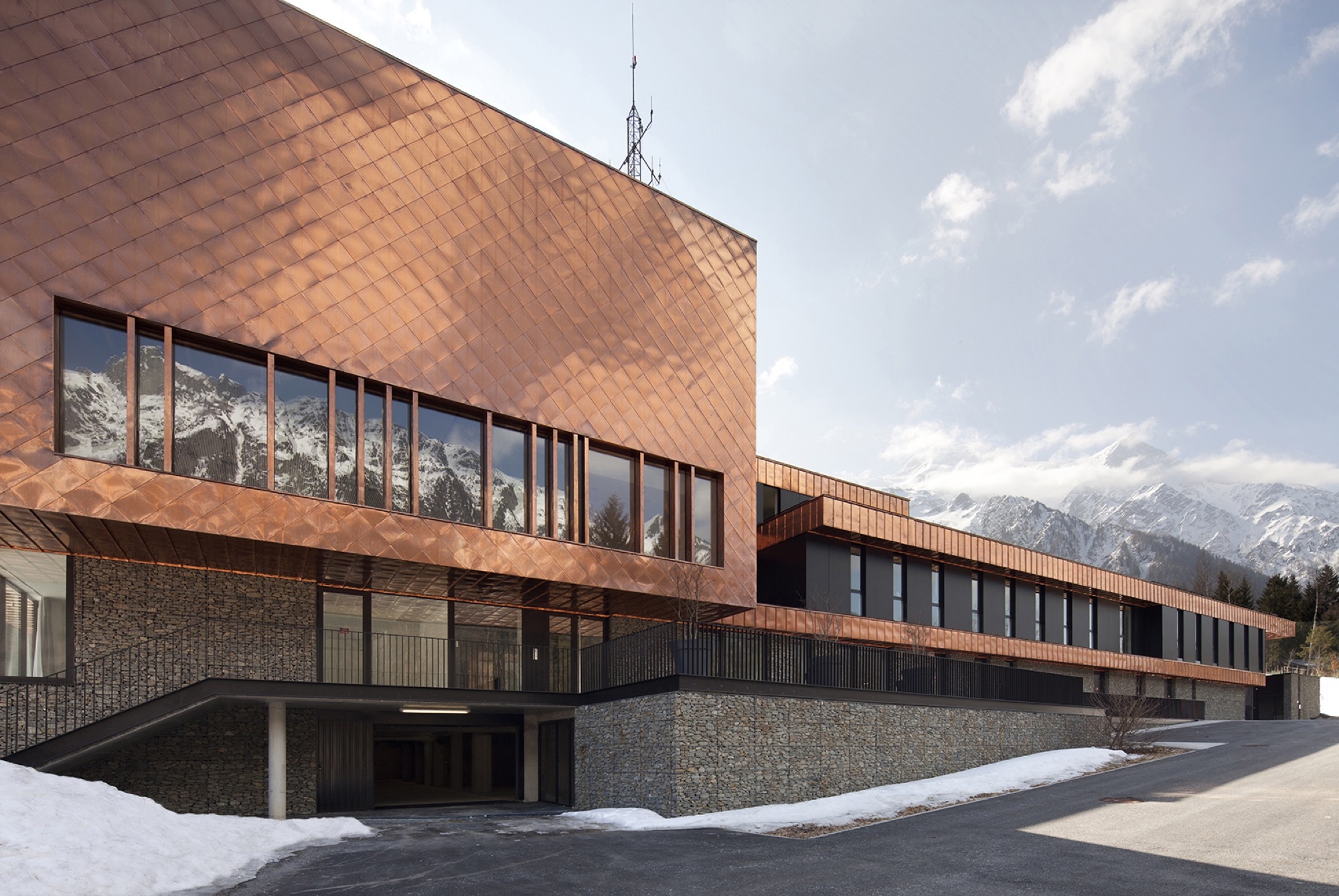 Gallery of Fire Station in Chamonix-Mont Blanc Valley / Studio Gardoni ...