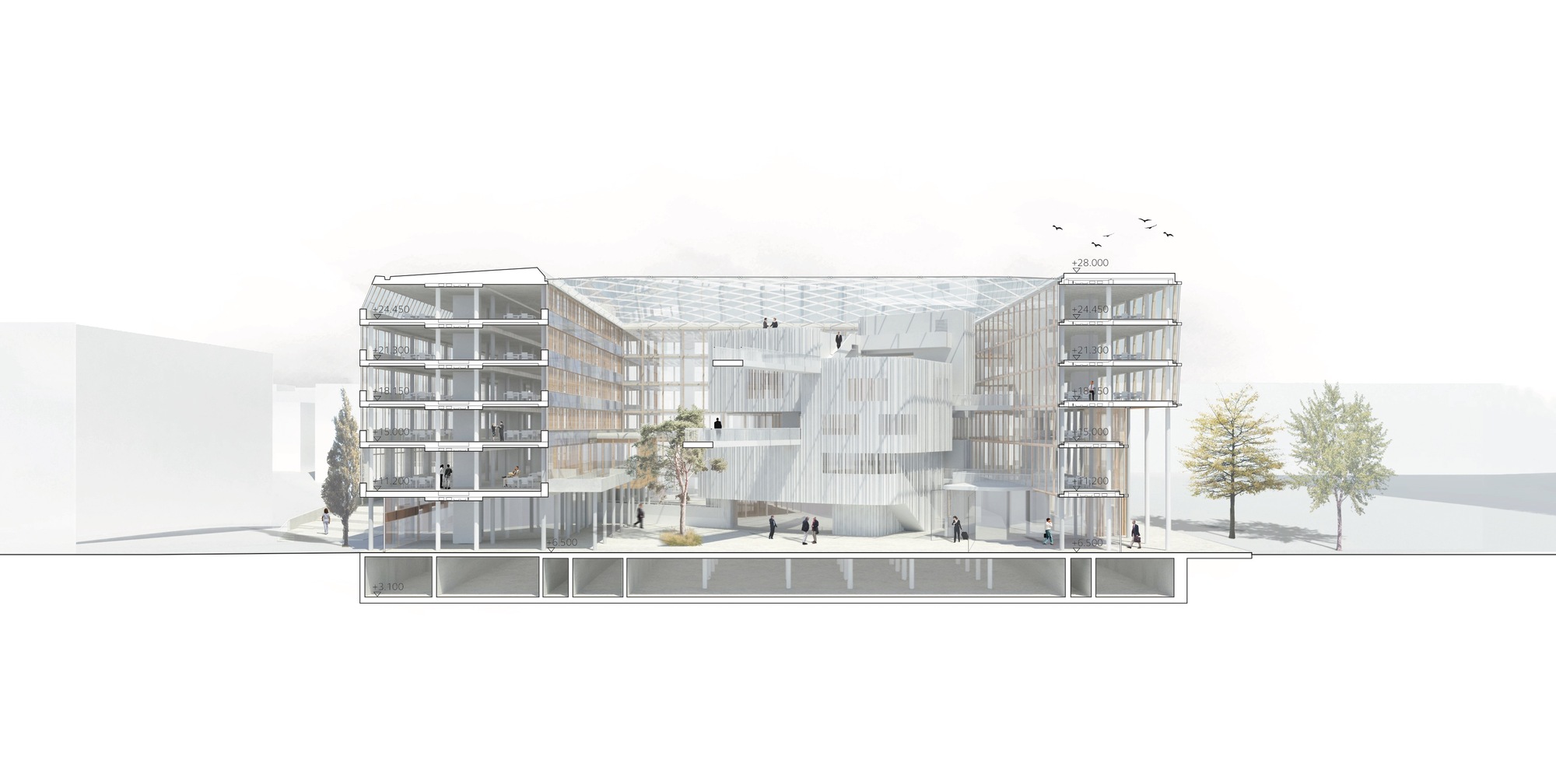 Gallery of Town Hall Uppsala / Henning Larsen - 10