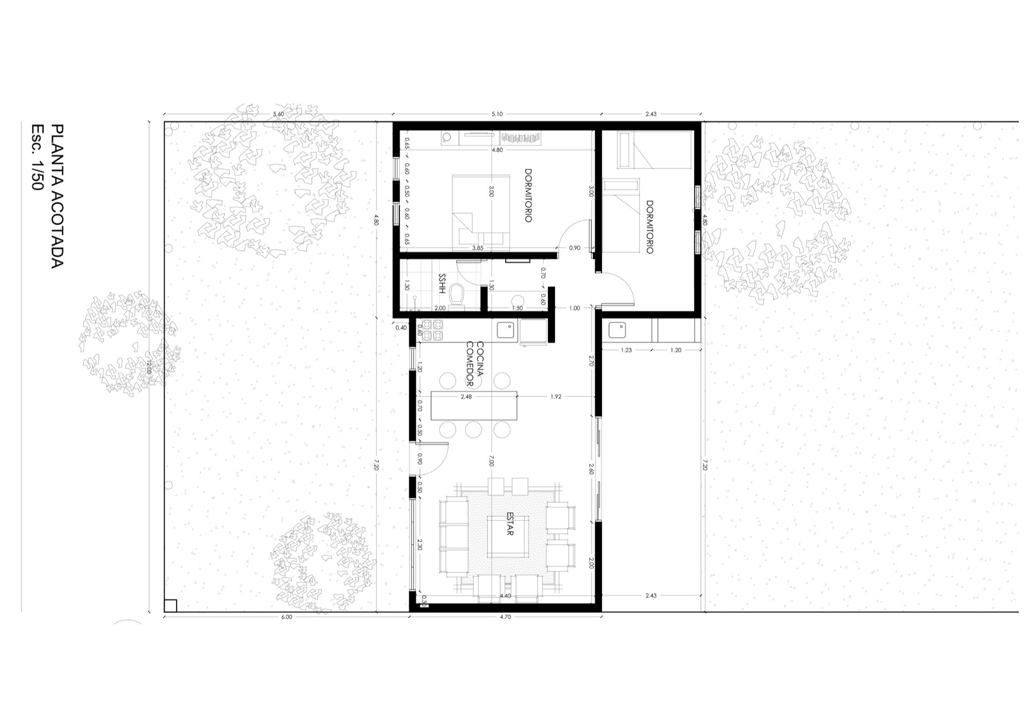 Galería de Vivienda Mínima de Fin de Semana / Biocons Arquitectos - 18