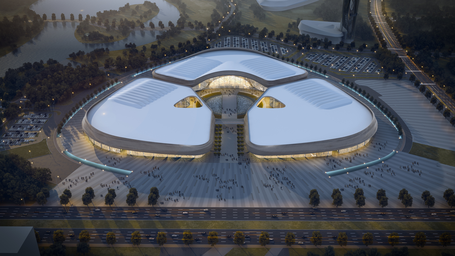 Gallery of This Agricultural Expo Center in China is Not Only Inspired ...