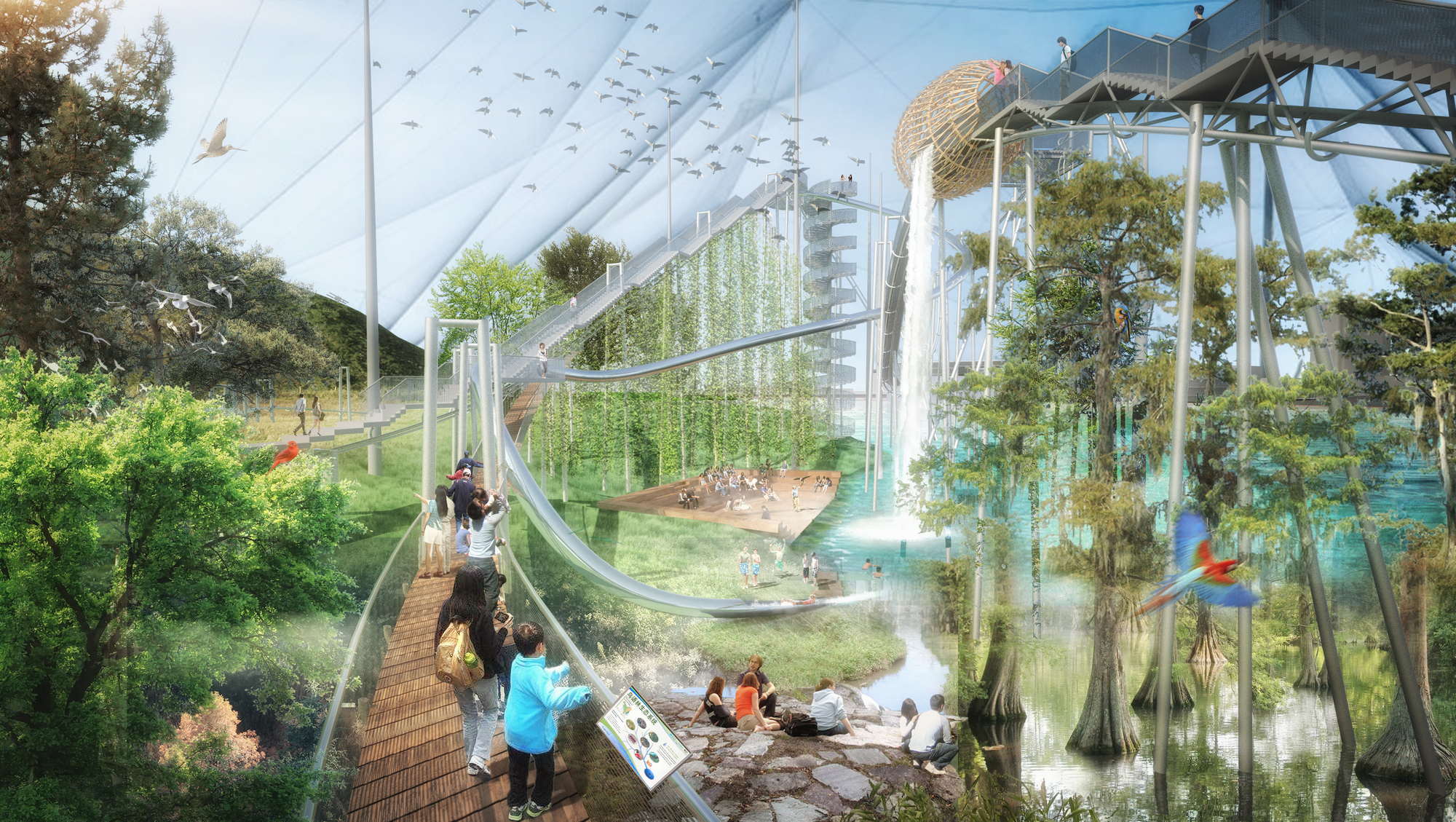 Gallery of Urban Ecosystem Design Named Winner of Lion Mountain Park ...