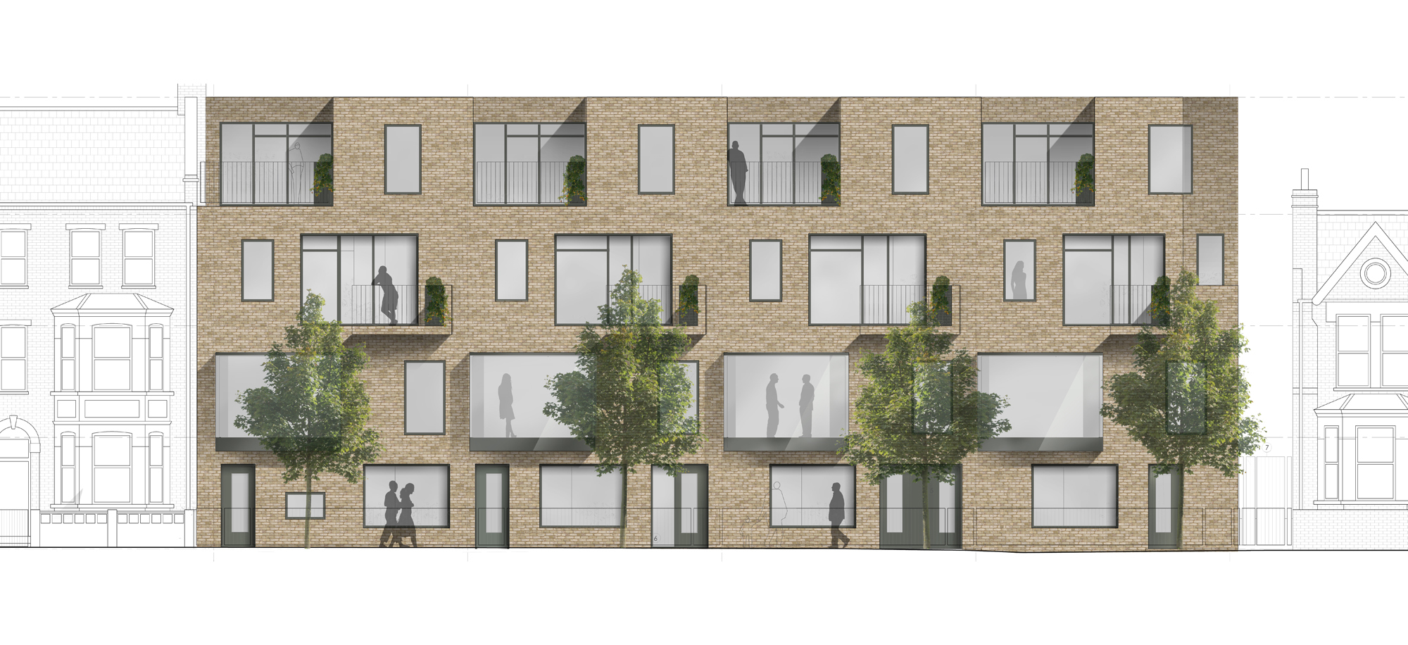 Galería de Modelo Cooperativo de Vivienda / Mark Fairhurst Architects - 13