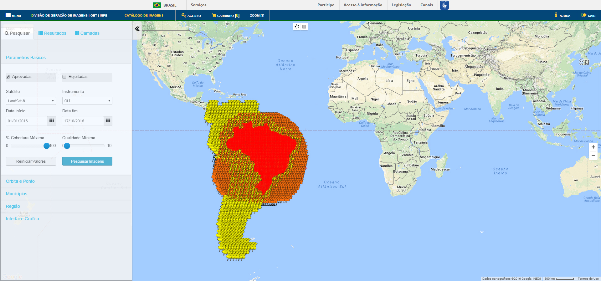 INPE disponibiliza imagens de alta resolução para auxiliar no ...