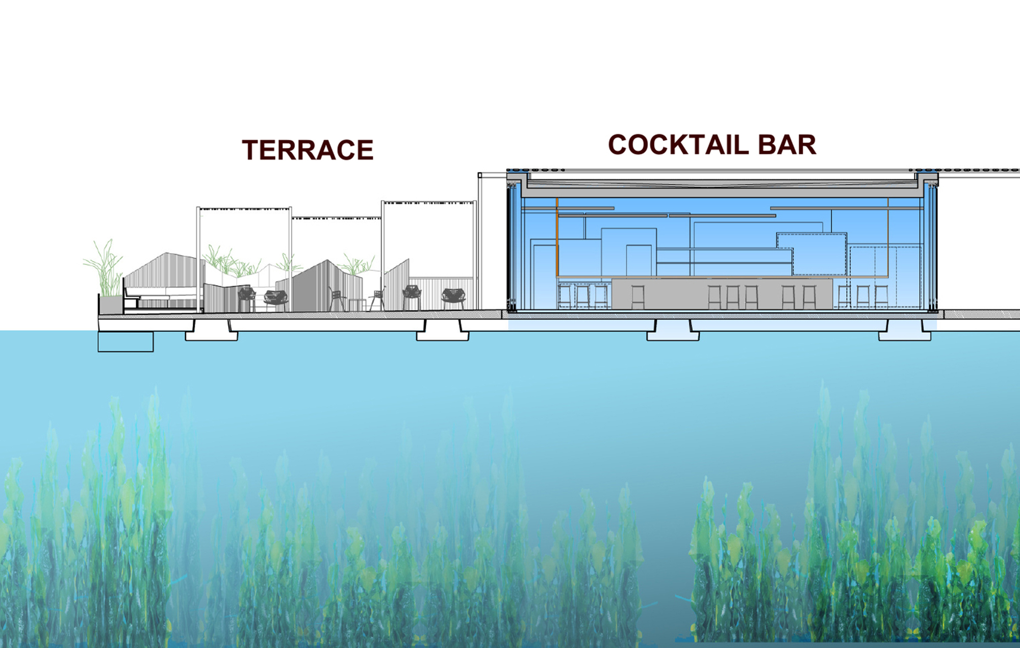 Gallery of Blue Wave Bar / El Equipo Creativo - 14