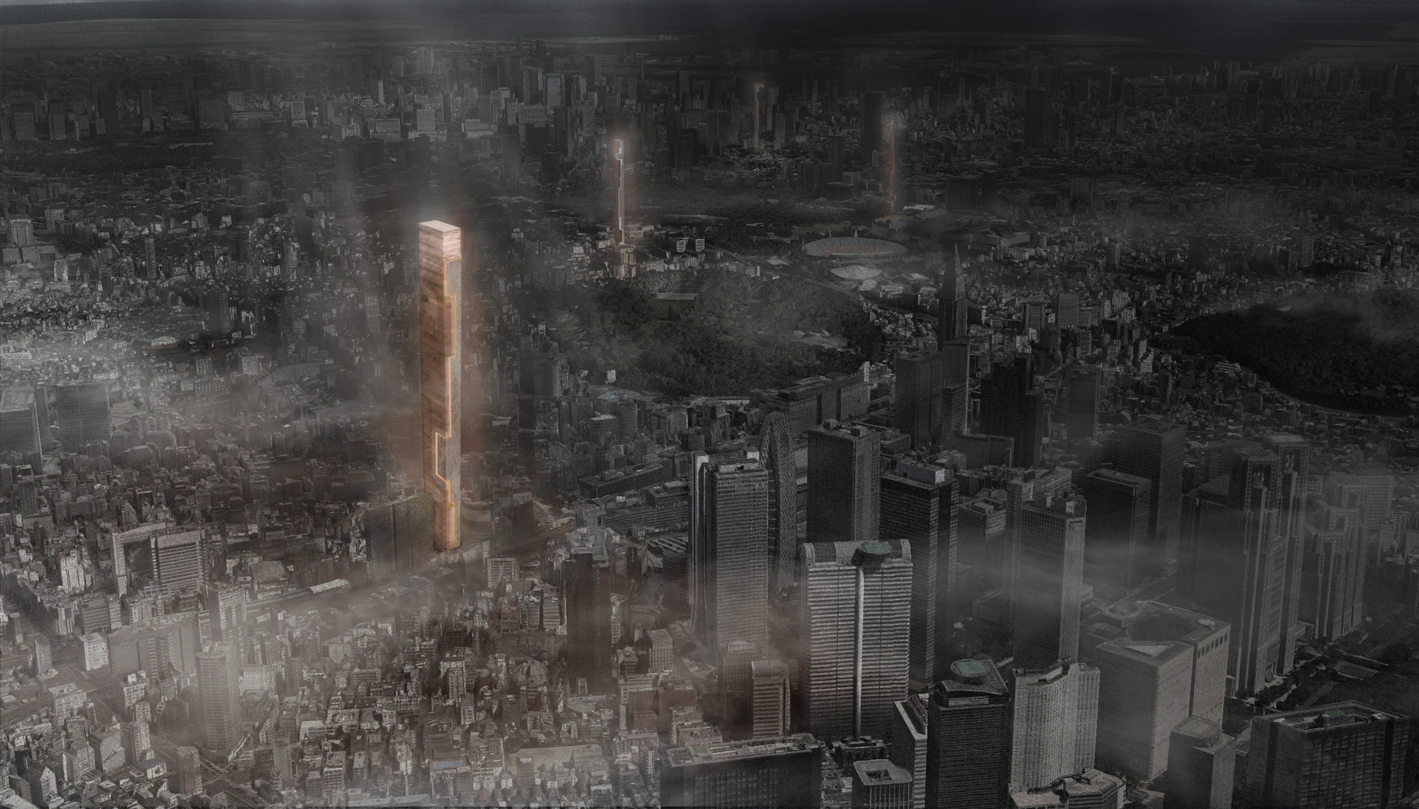 Gallery of Tokyo Vertical Cemetery Competition Winners Announced - 16