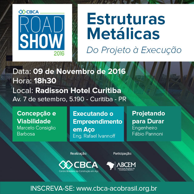 CBCA leva Road Show a Curitiba. | ArchDaily Brasil