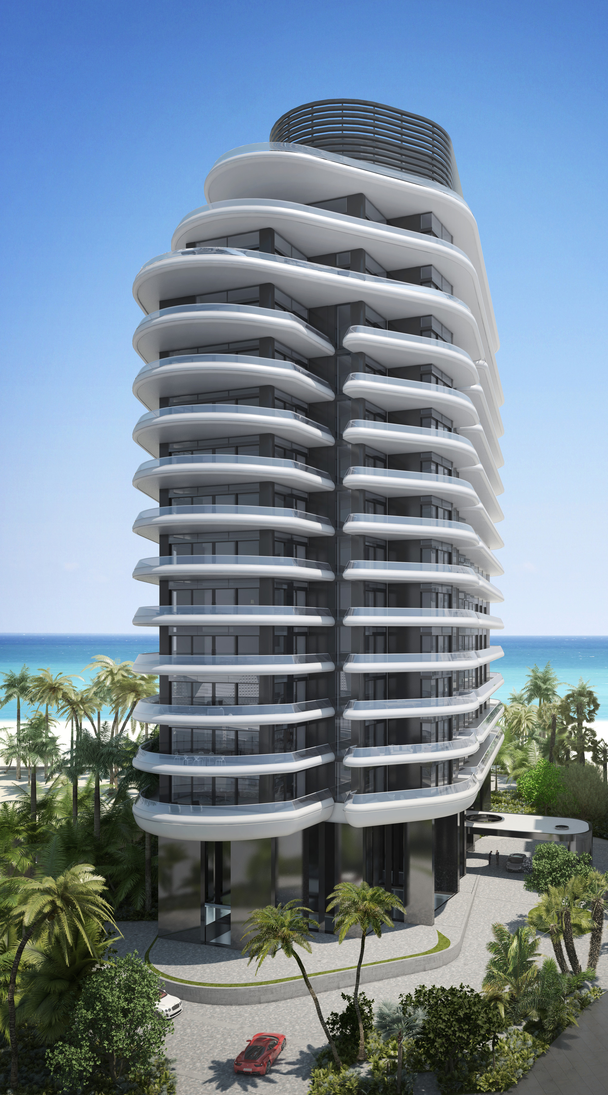 Gallery of Foster + Partners' Residential Highrise to Become Miami's ...
