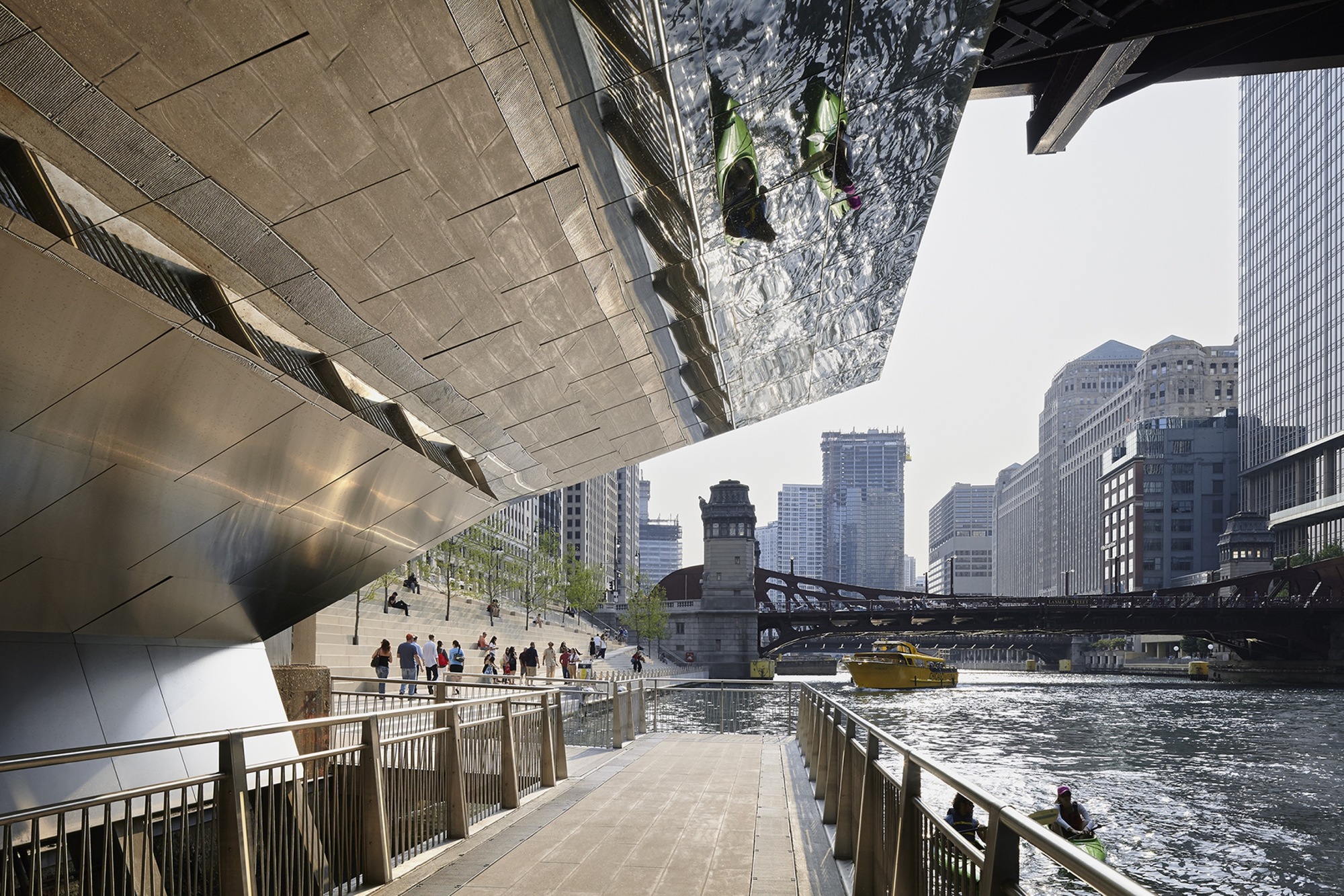 Gallery of Chicago Riverwalk Opens to the Public, Returning the City to ...