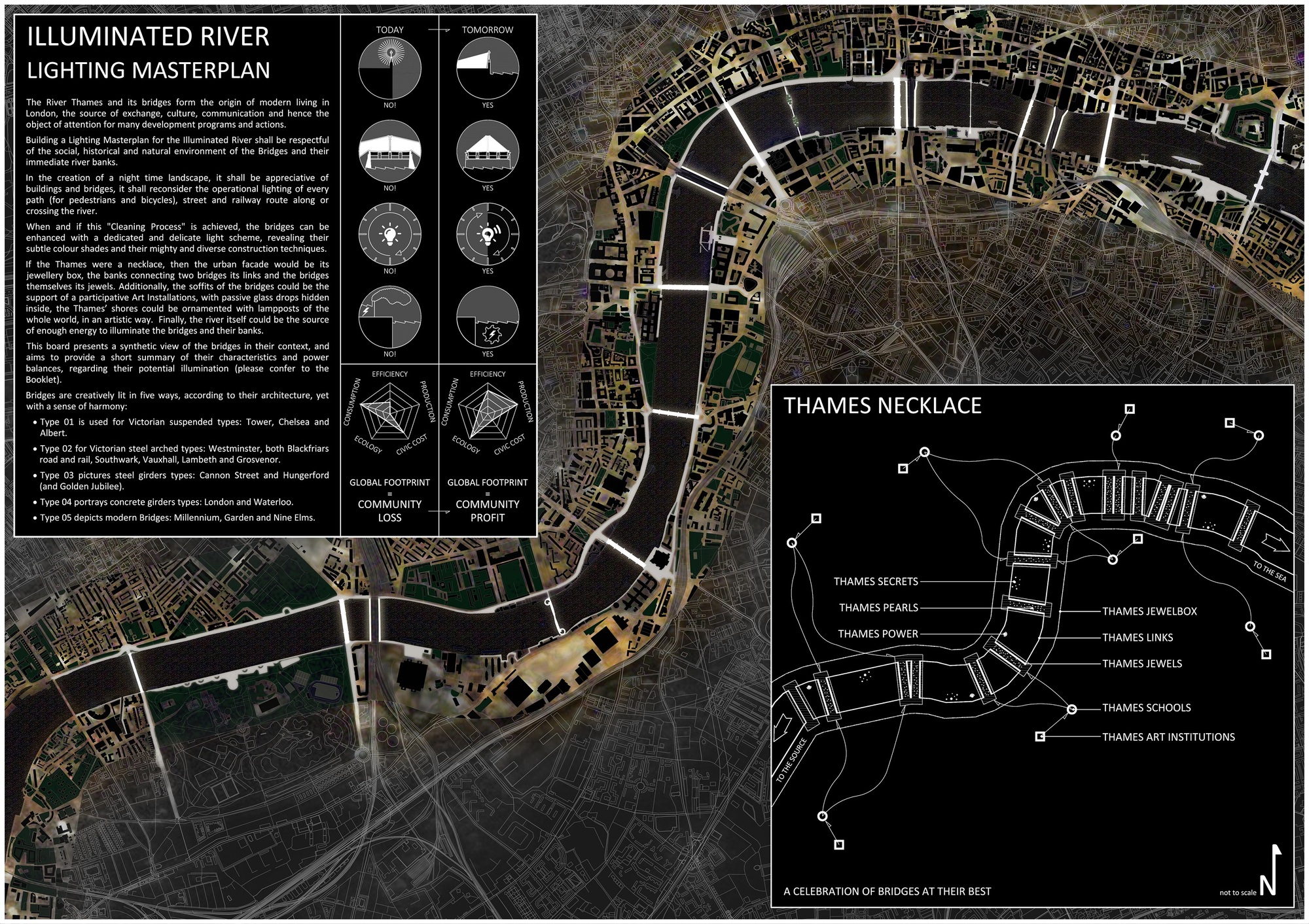 Gallery of 6 Shortlisted Designs Unveiled in London’s Illuminated River ...