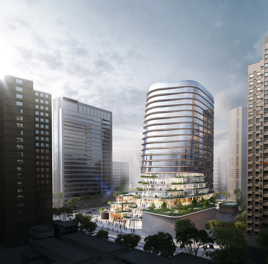 Gallery of Aedas' "Cloud on Terrace" Will Bring Vertical Public Space ...