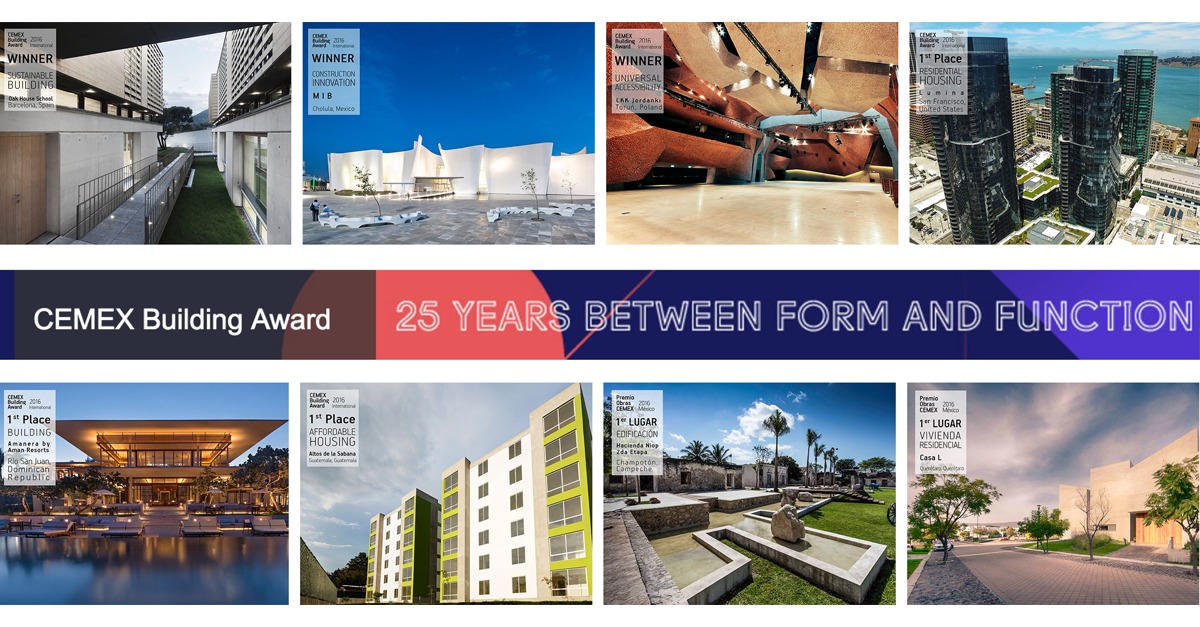 CEMEX Announces Winners of 2016 Building Awards | ArchDaily