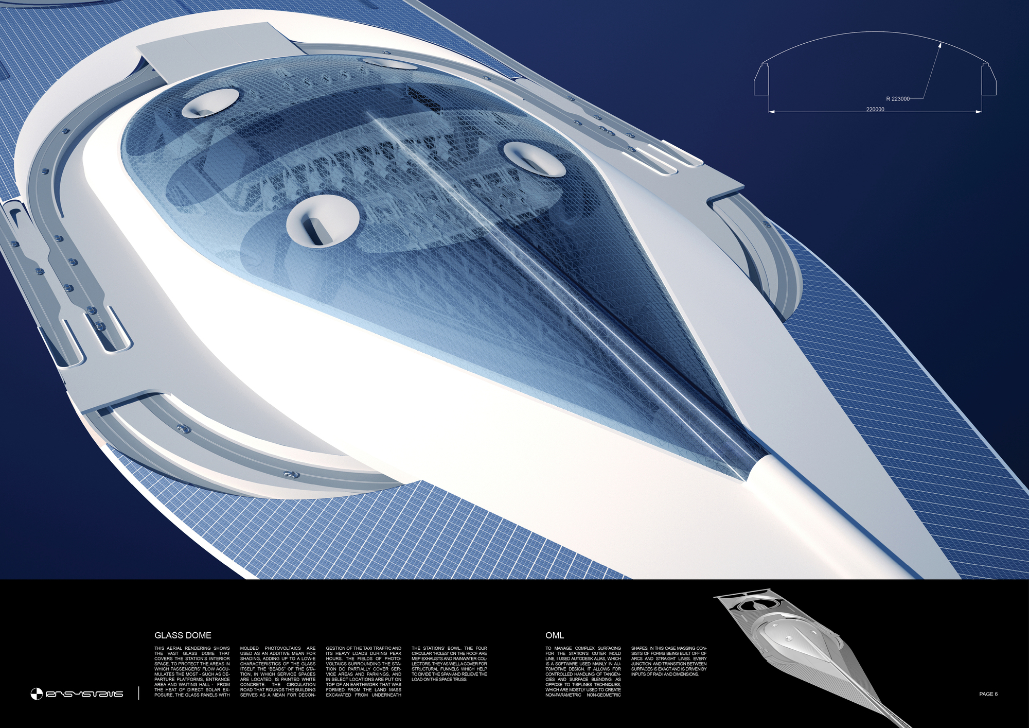 Gallery of RB Systems Proposes Cutting-Edge Hyperloop Station - 6