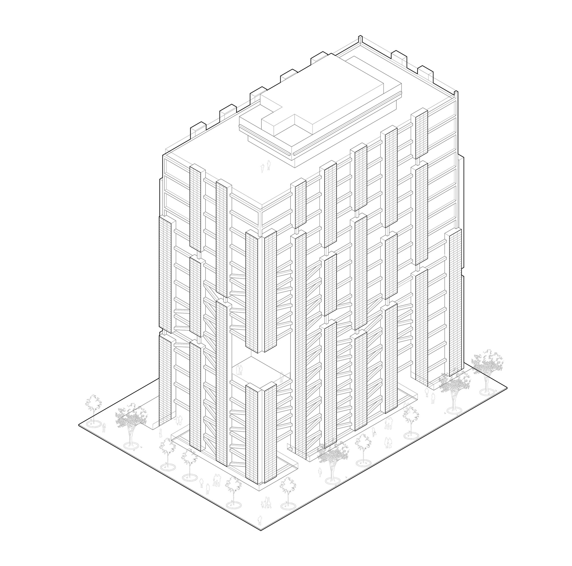 Galería de 11 Axonométricas para conocer edificios icónicos en Santiago ...