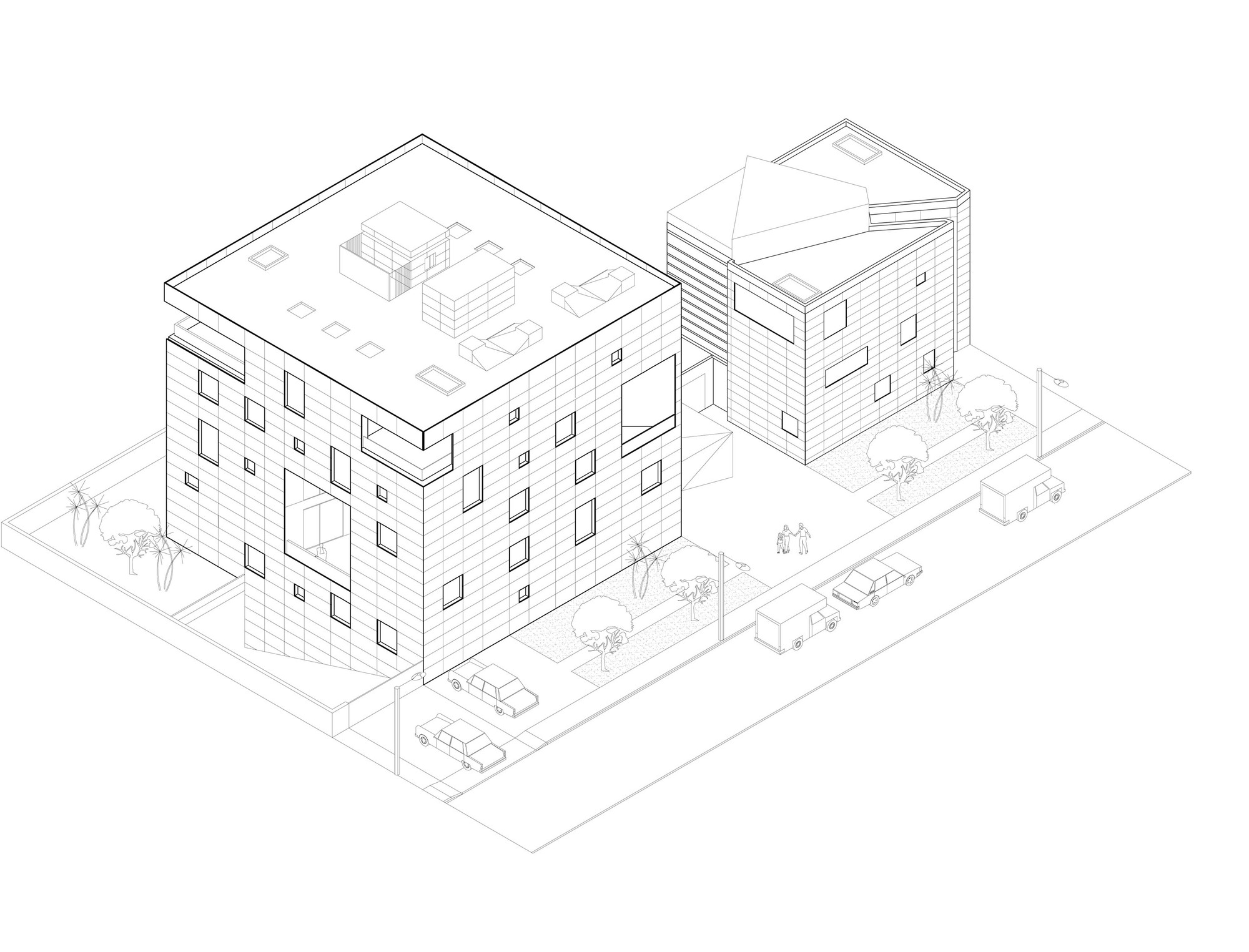 Galería de 11 Axonométricas para conocer edificios icónicos en Santiago de Chile - 5
