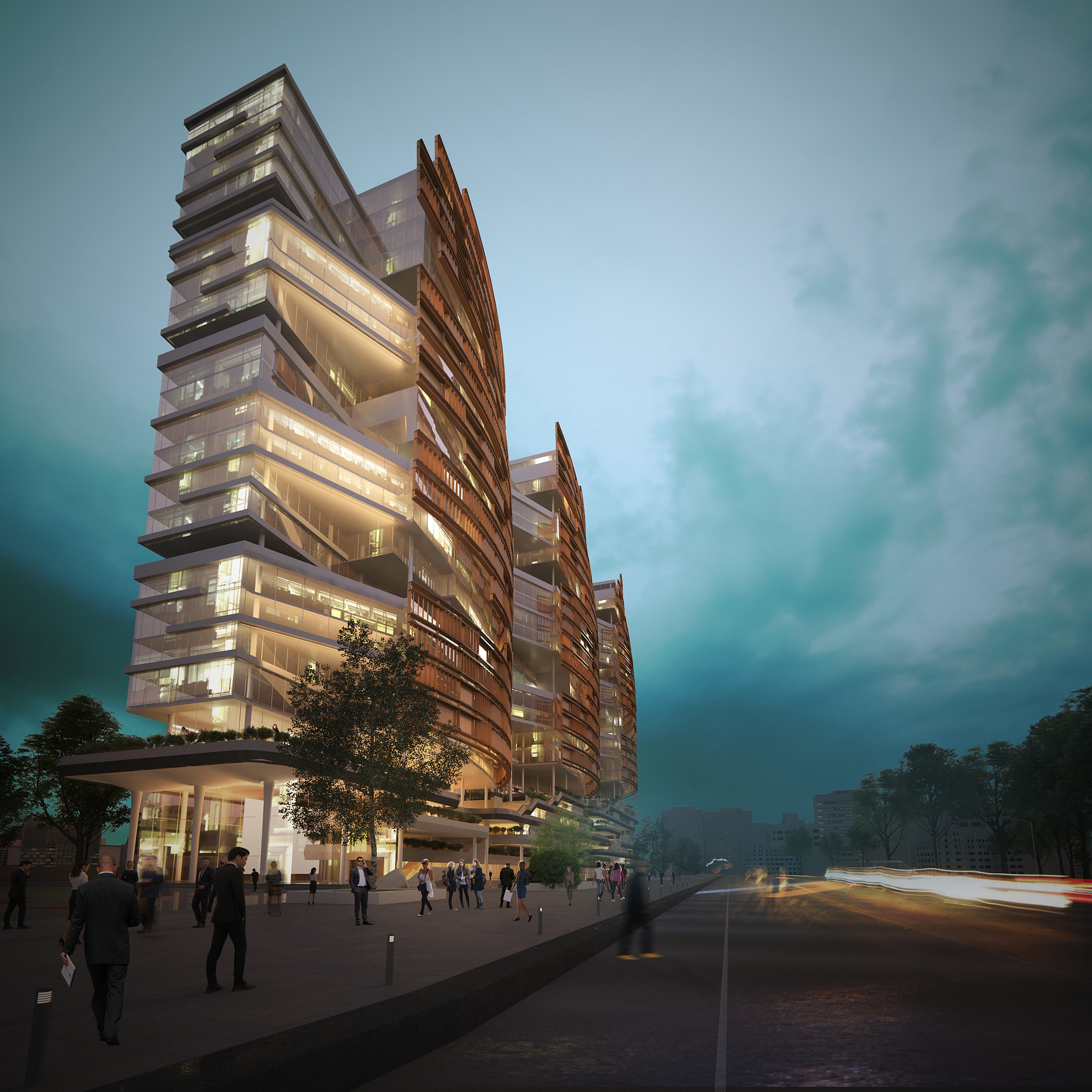 Gallery of CnT Architects Provide Two Options for Design of Aurobindo ...