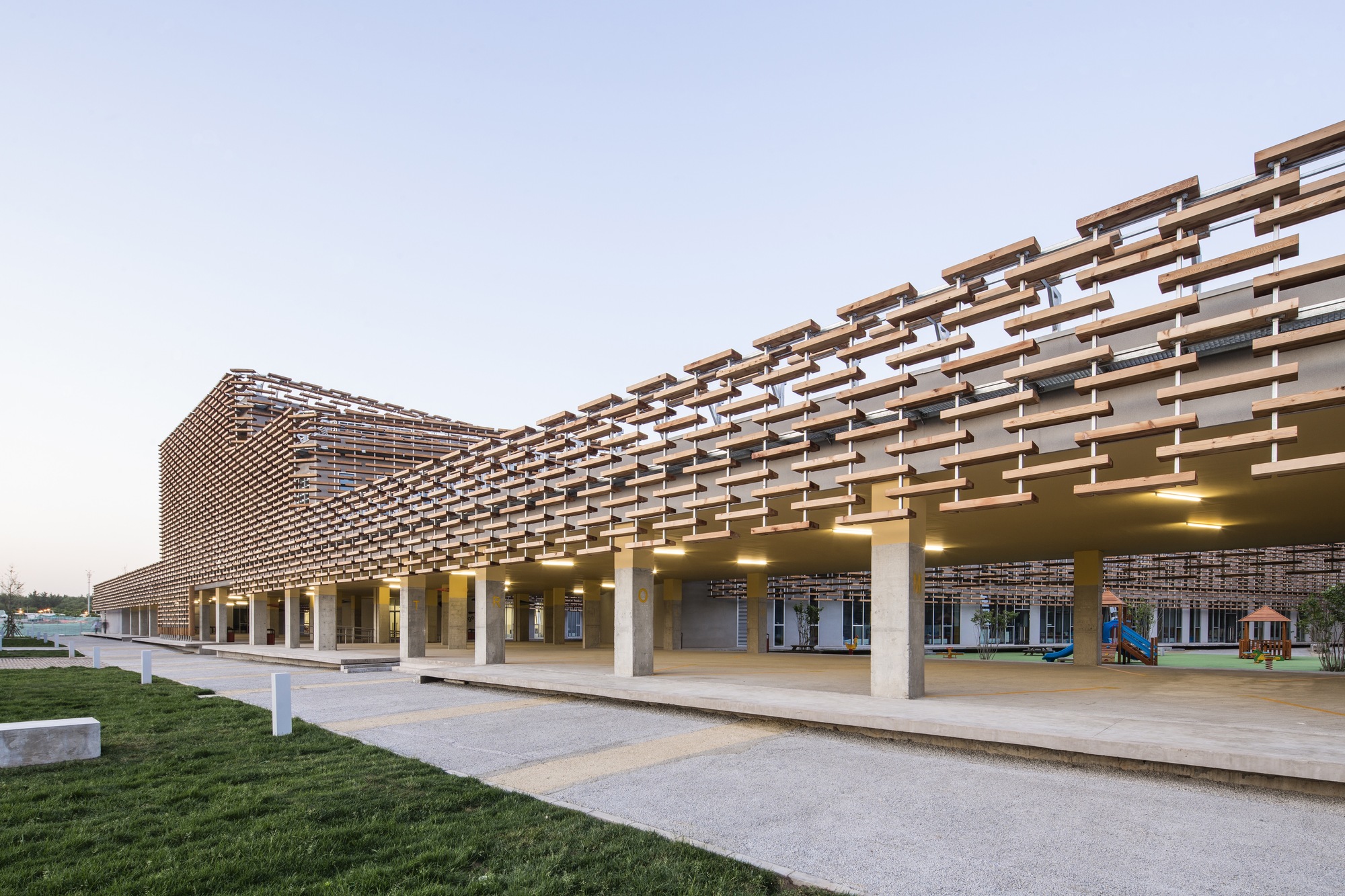 Gallery of The French International School of Beijing / Jacques Ferrier ...