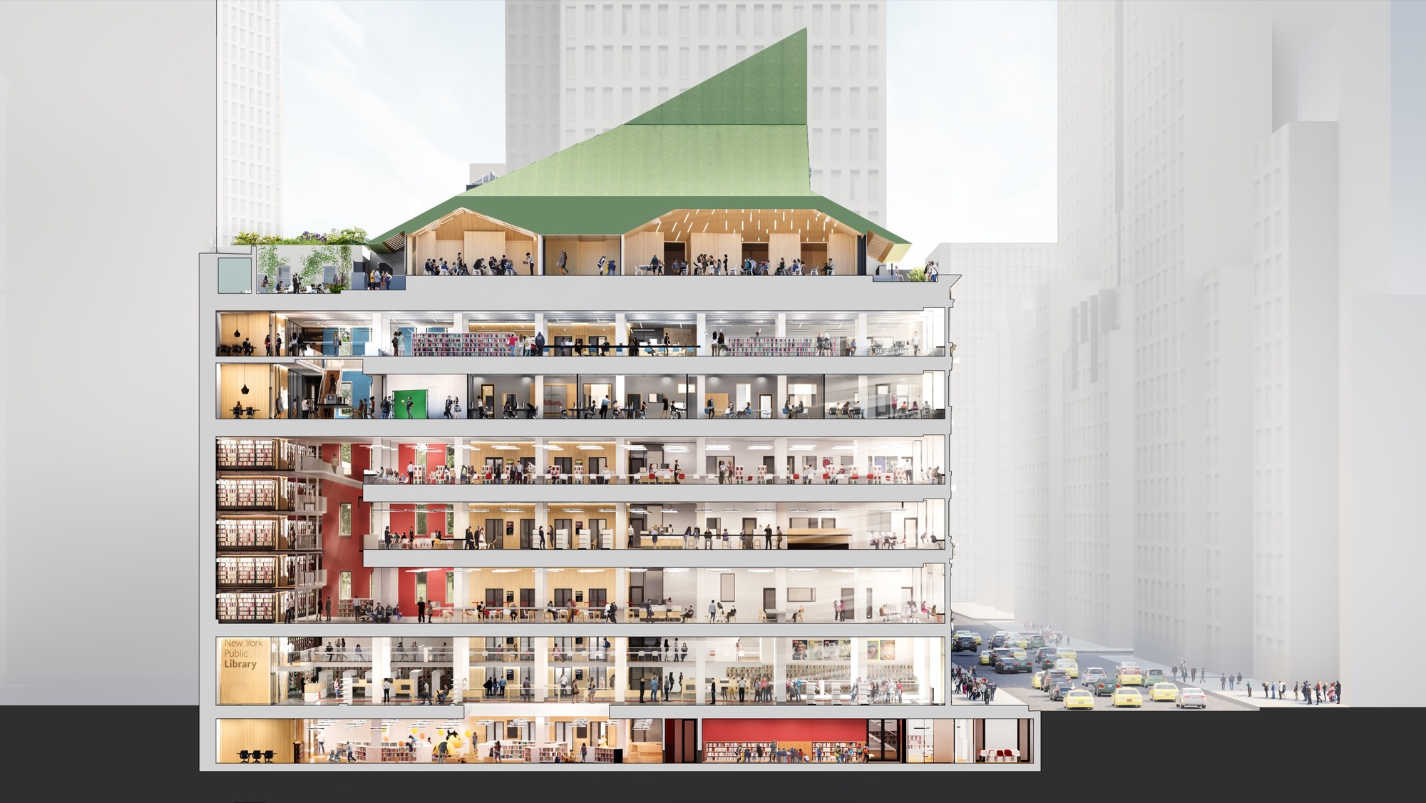 Gallery of First Renderings Revealed of Mecanoo + Beyer Blinder Belle's ...