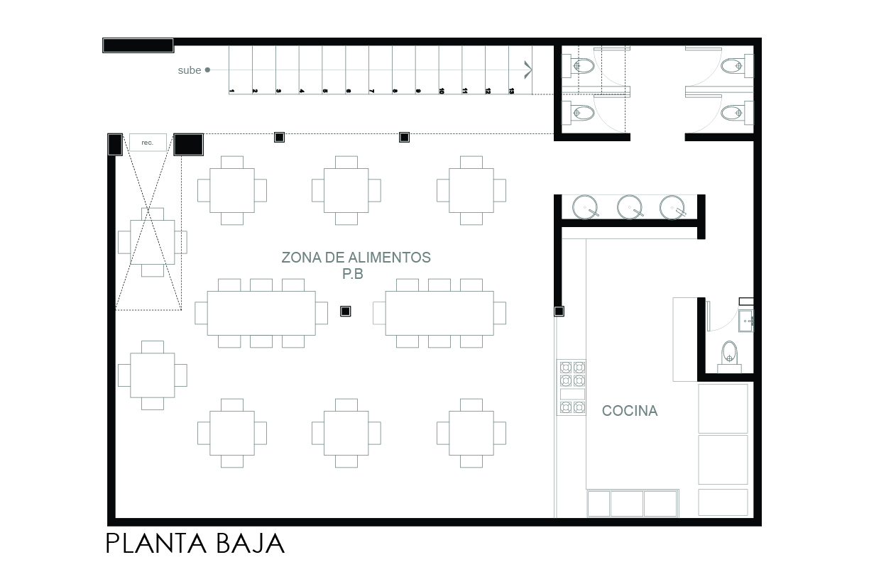 Plano De Planta Boutique Entwurfspläne, Schnitte,