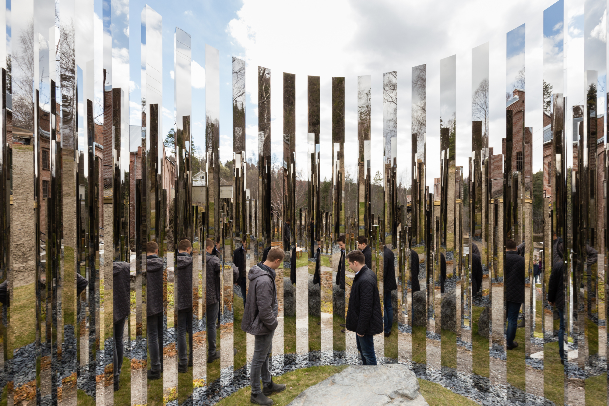 Gallery of New Oslo Installation Reflects Norwegian Landscape in ...