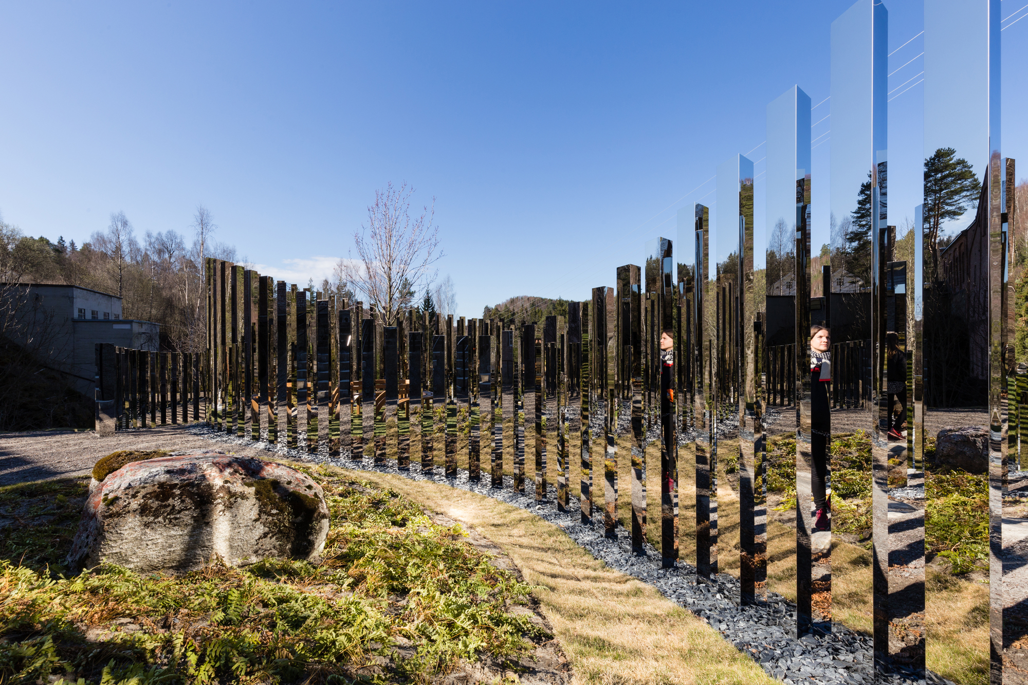 Gallery of New Oslo Installation Reflects Norwegian Landscape in ...