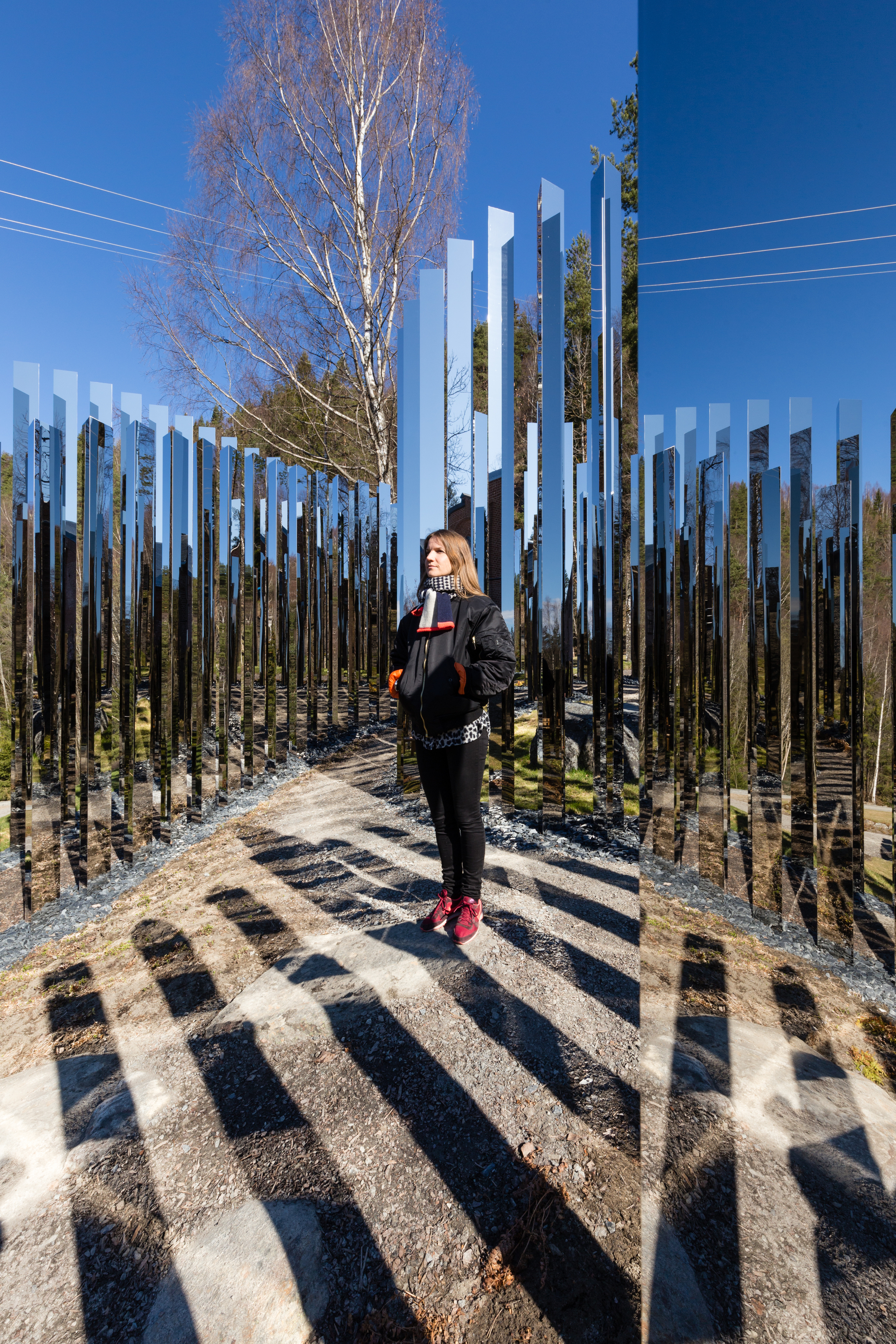 Gallery of New Oslo Installation Reflects Norwegian Landscape in ...