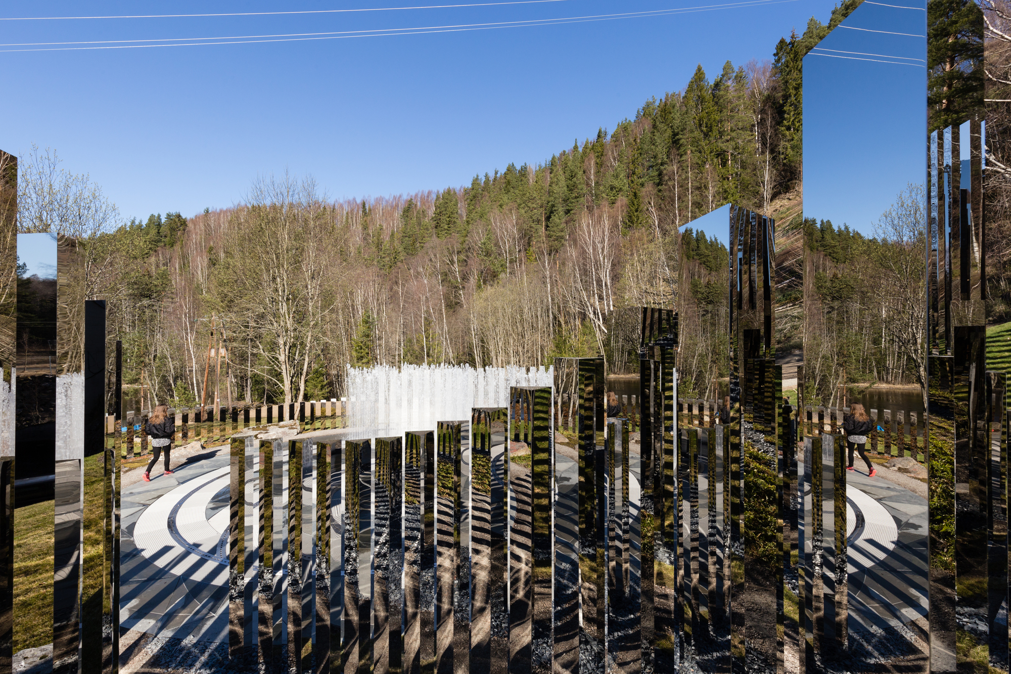 Gallery of New Oslo Installation Reflects Norwegian Landscape in ...