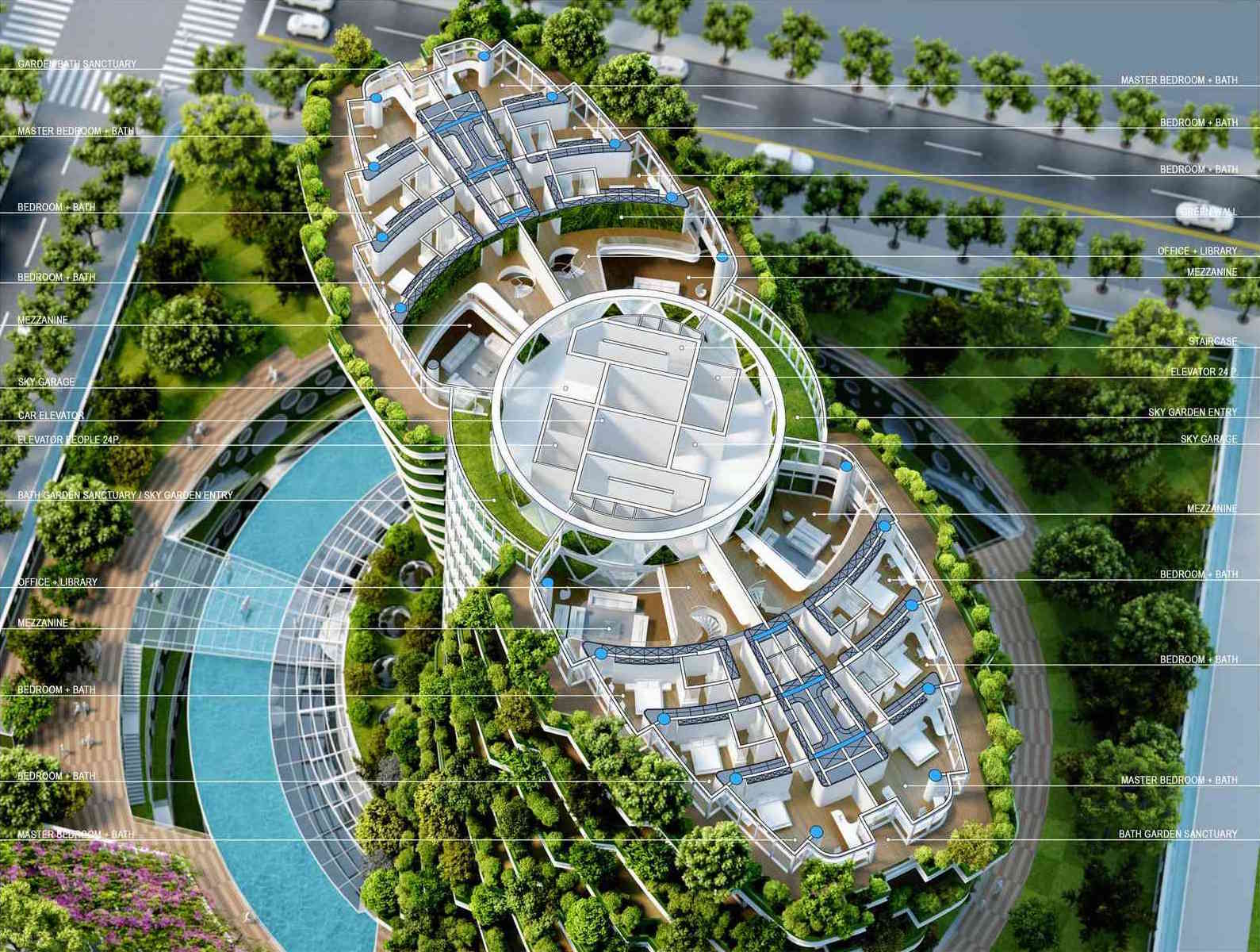 Galeria de Eco-torre em Dupla Hélice toma forma em Taiwan - 44