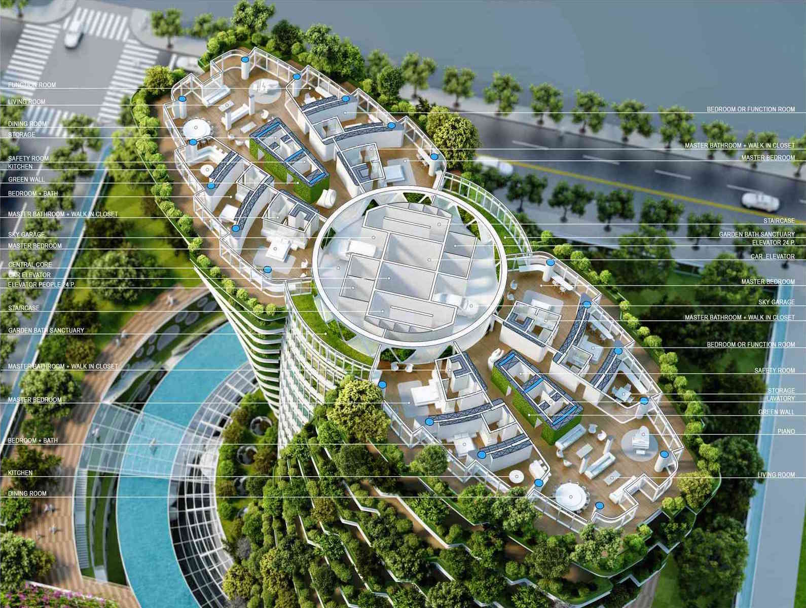 Galeria de Eco-torre em Dupla Hélice toma forma em Taiwan - 43