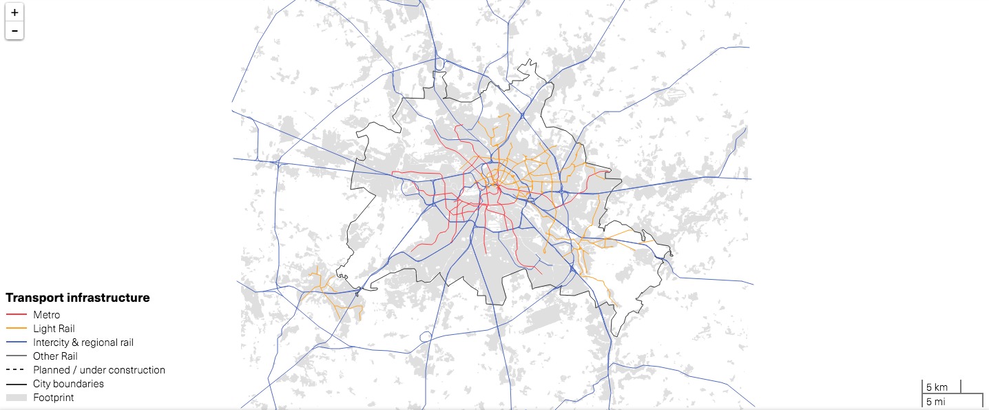 Galería de Mapas: cobertura de 12 sistemas de transporte público del ...