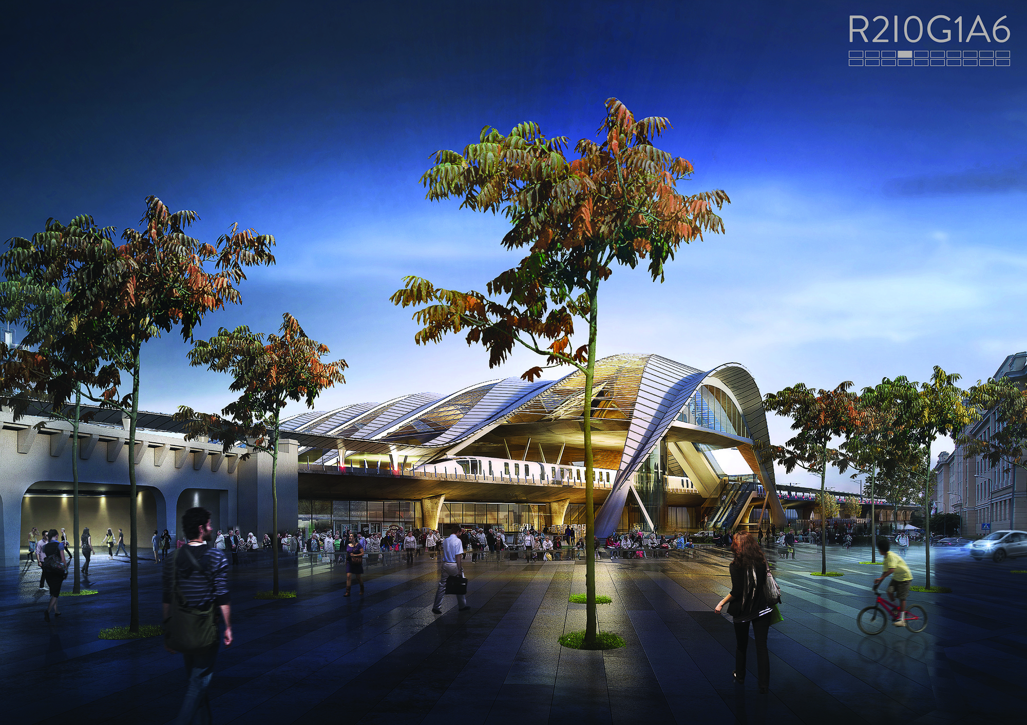 Gallery of PLH Arkitekter Wins Rail Baltica Competition with Arch ...