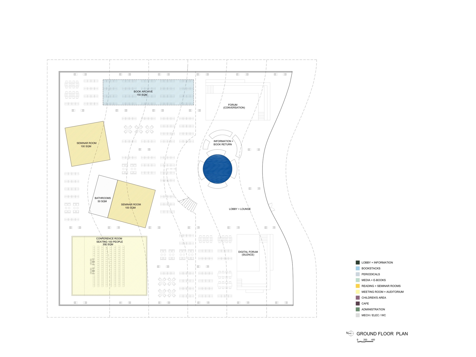 Gallery of Steven Holl Architects Designs Library and Campus Masterplan ...