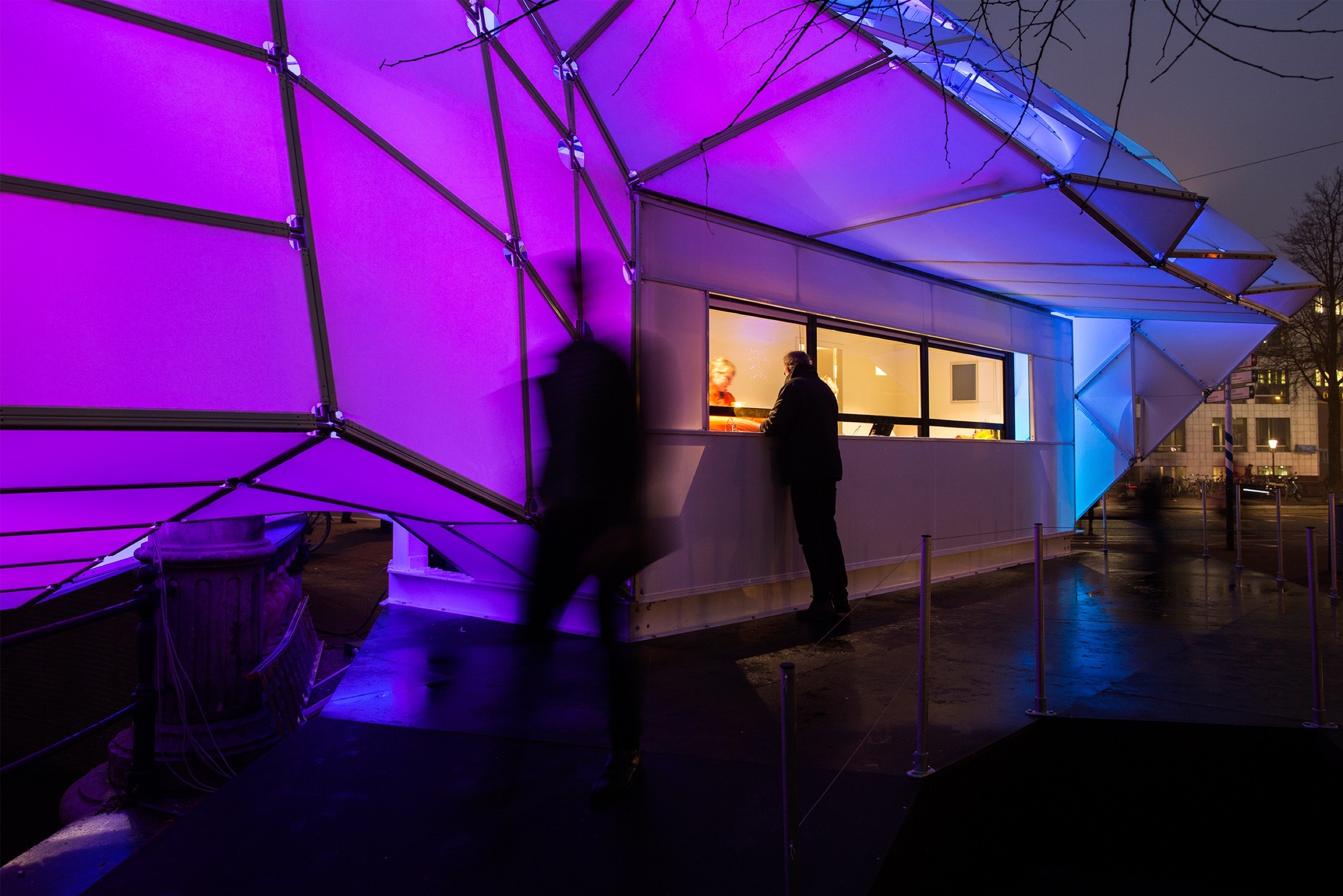Gallery of UNStudio + MDT-tex Erect Biomimetic Pavilion at the ...