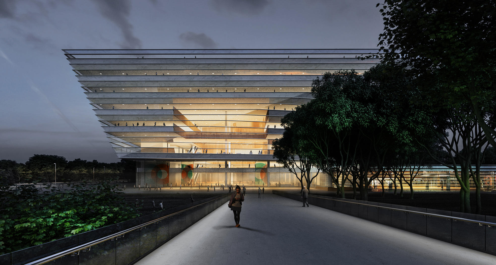 Gallery of Schmidt Hammer Lassen Design New Shanghai Library - 12