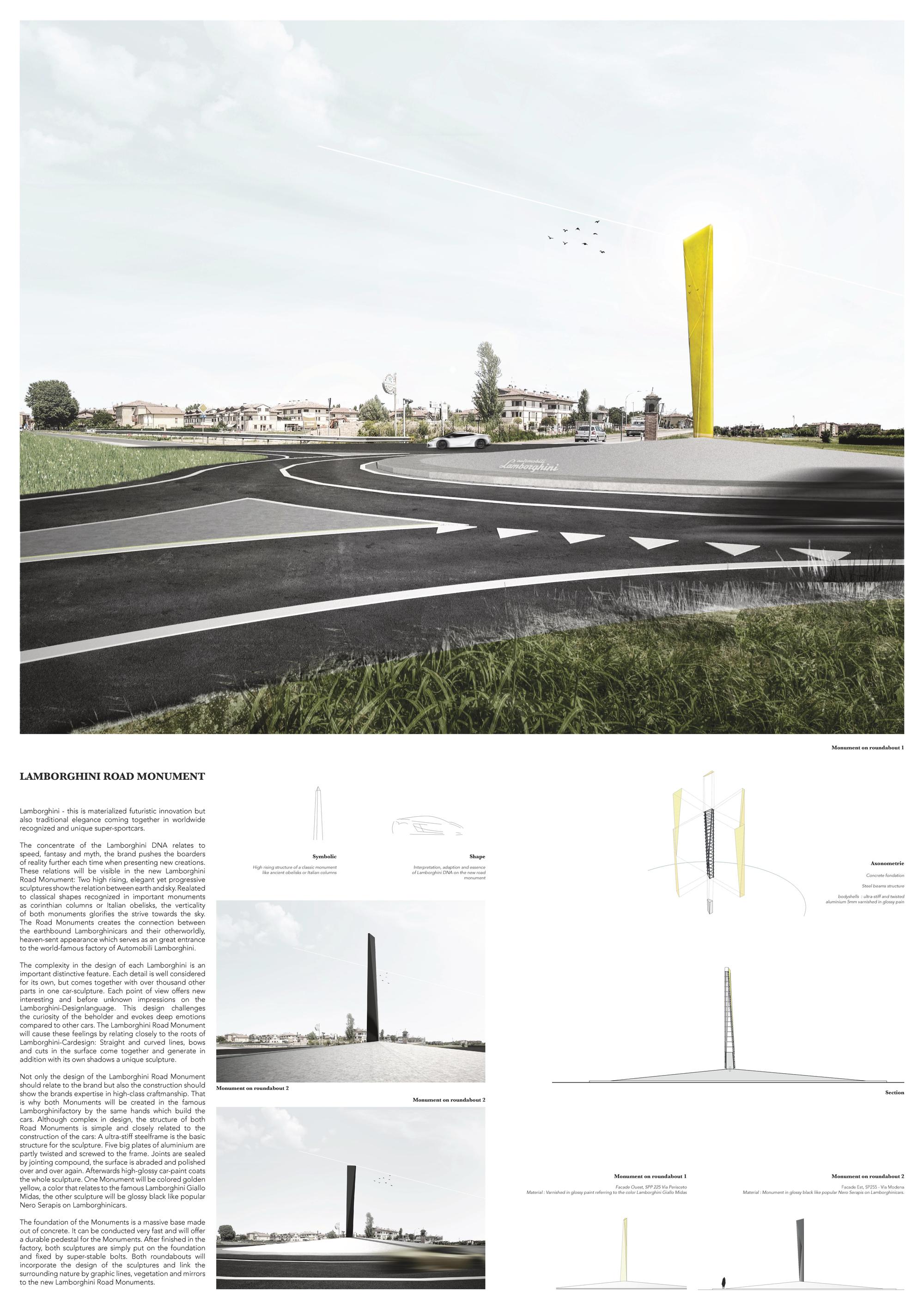Gallery of YAC Announces Winning Projects for Two Road Monuments ...