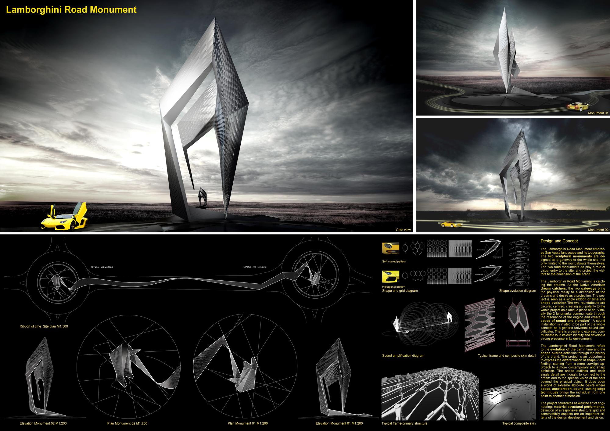 Gallery of YAC Announces Winning Projects for Two Road Monuments ...
