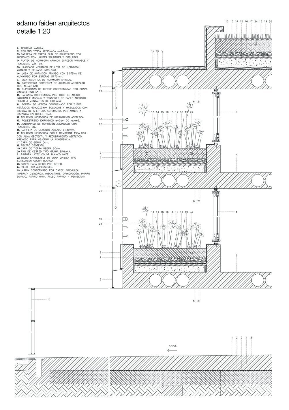 Gallery of 30 Plans, Sections and Details for Sustainable Projects - 16