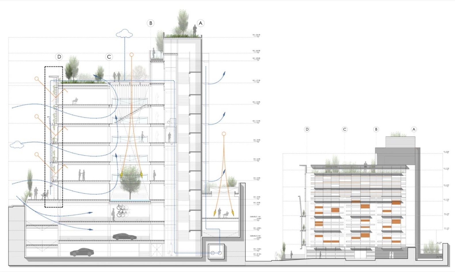 Gallery of 30 Plans, Sections and Details for Sustainable Projects - 121