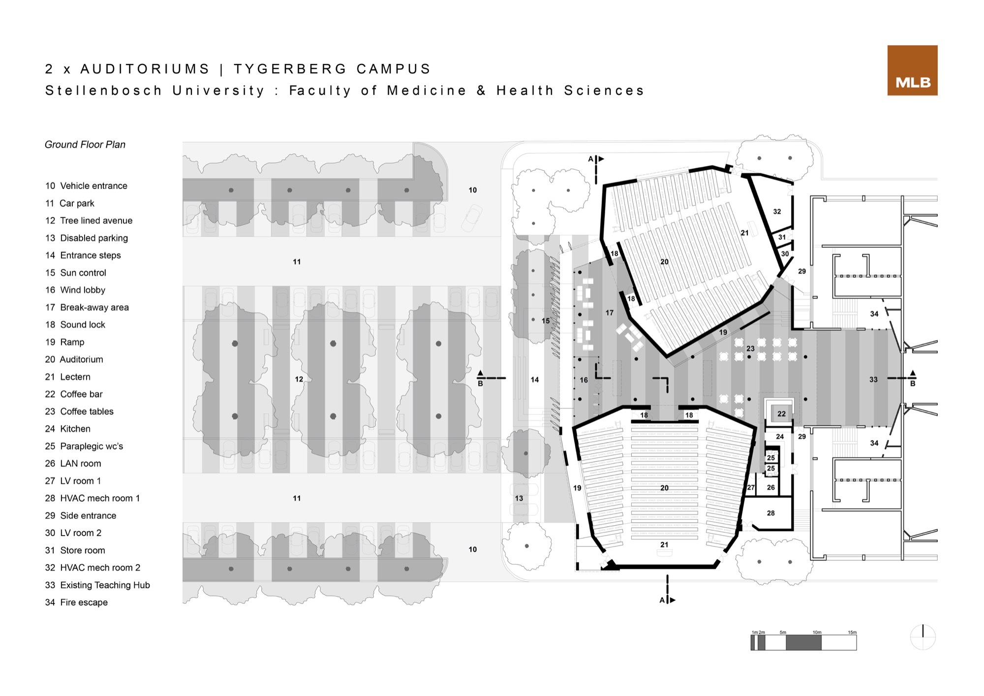Gallery of Stellenbosch University Faculty of Medicine / MLB Architects ...